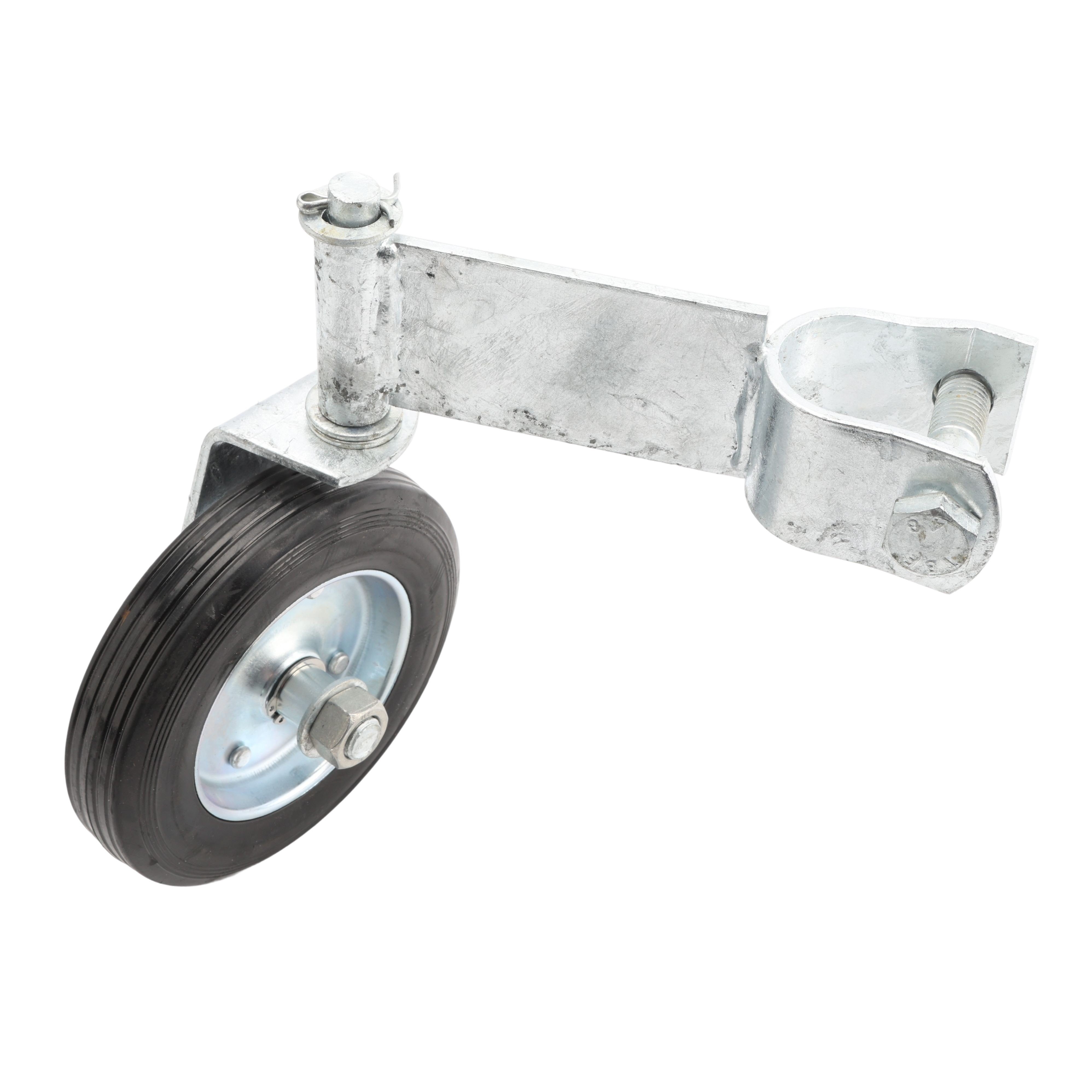 Chain Link Fence 360 Degree Swivel Swing Gate Wheel (6" Solid Rubber ...
