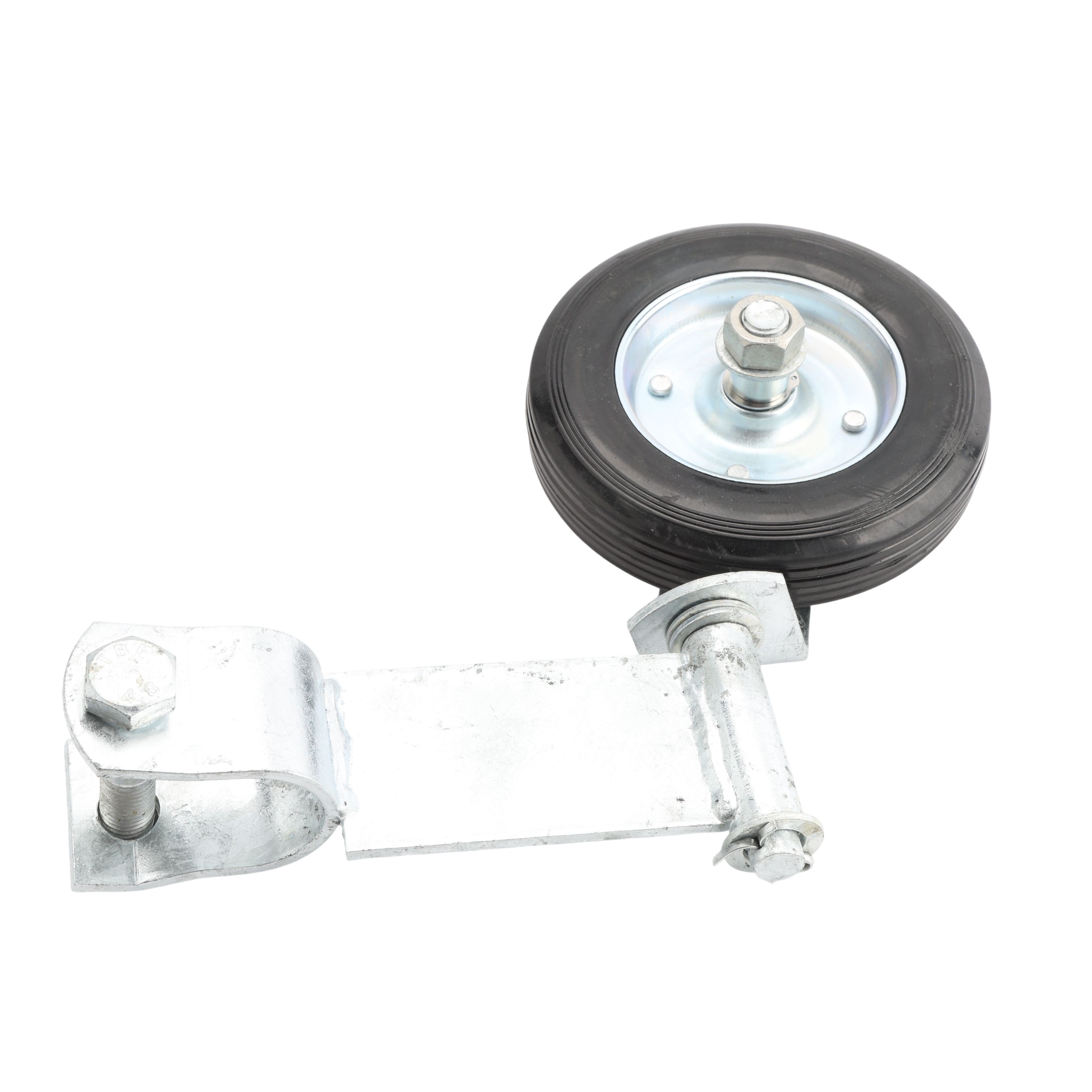 Chain Link Fence 360 Degree Swivel Swing Gate Wheel (6" Solid Rubber ...