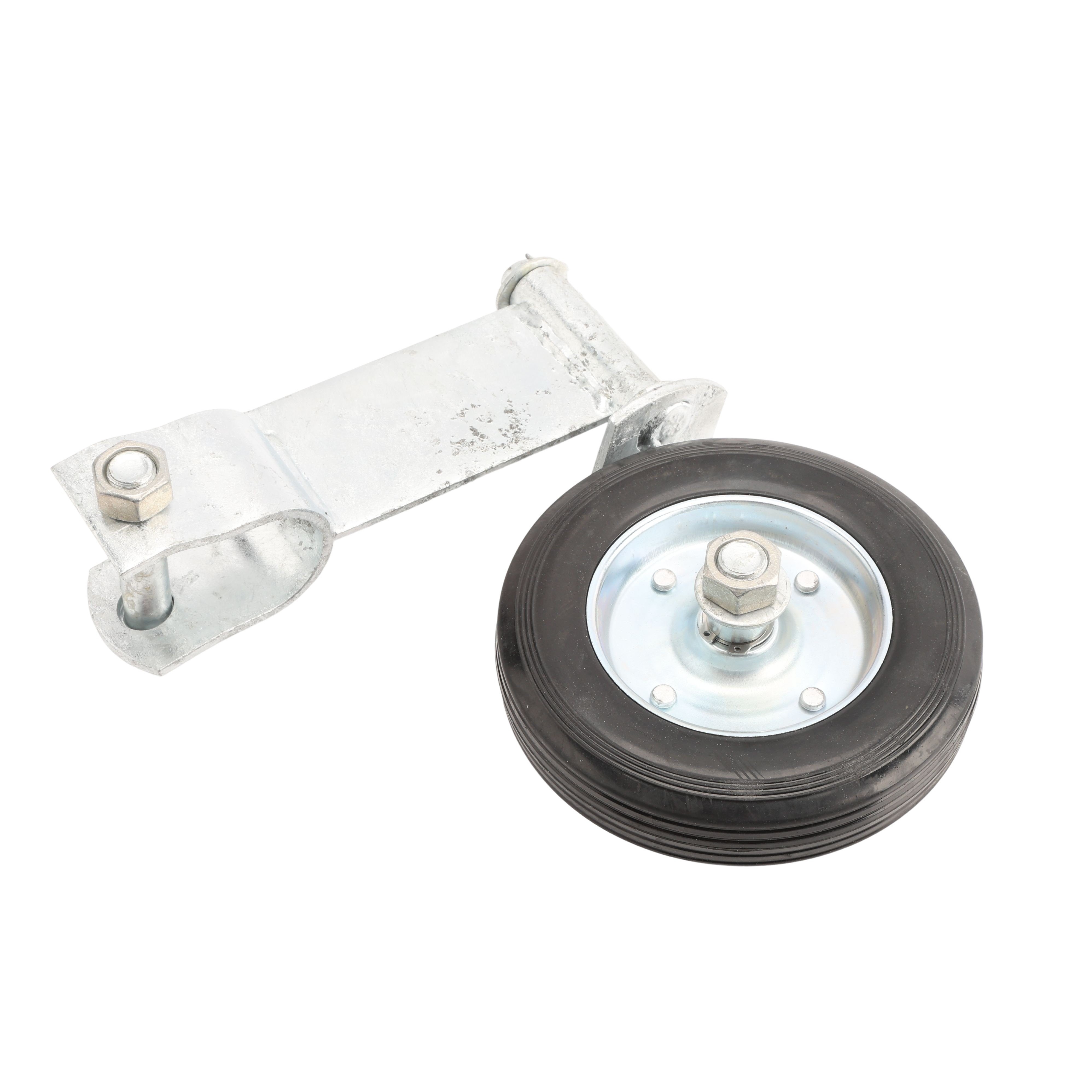 Chain Link Fence 360 Degree Swivel Swing Gate Wheel (6" Solid Rubber ...