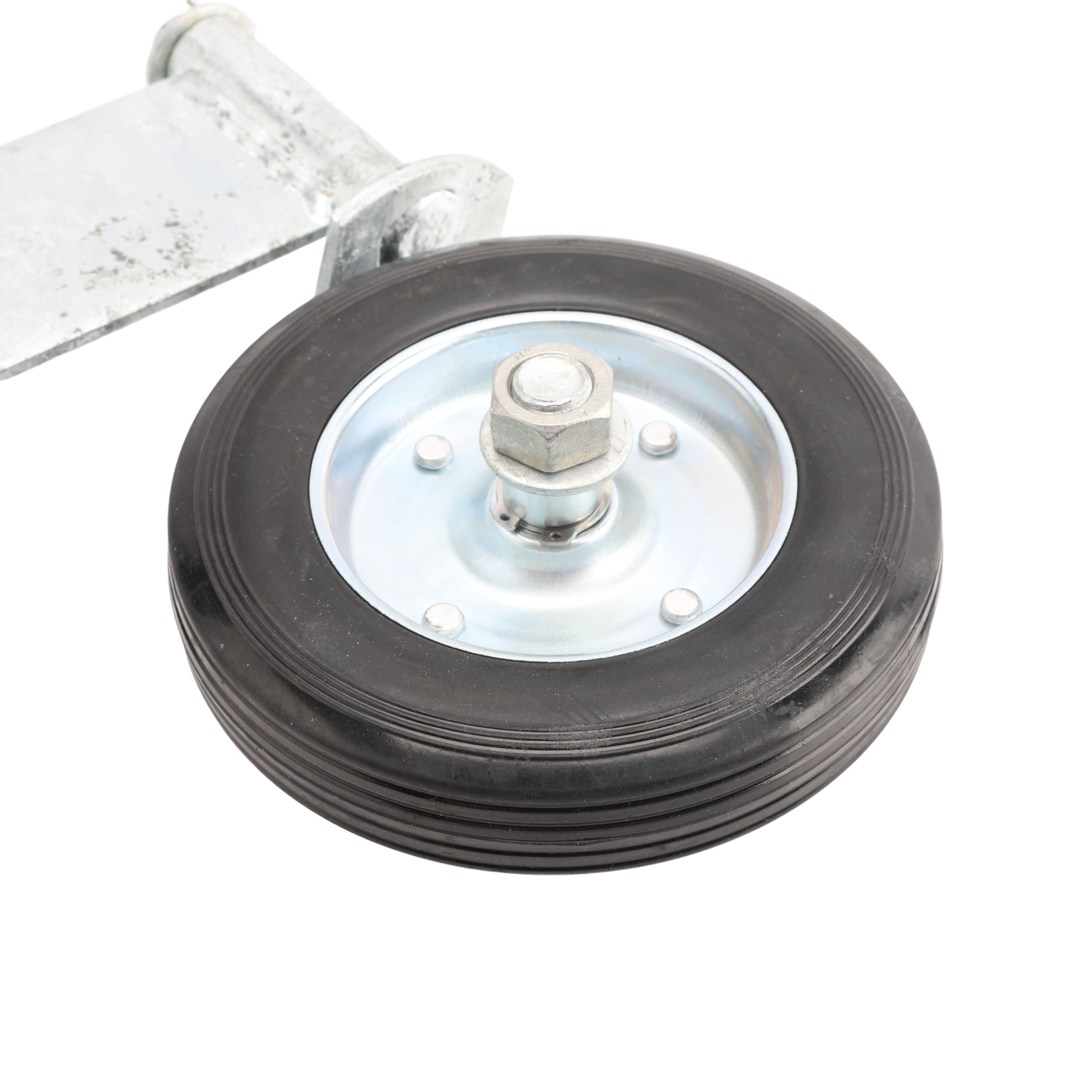 Chain Link Fence 360 Degree Swivel Swing Gate Wheel (6" Solid Rubber ...