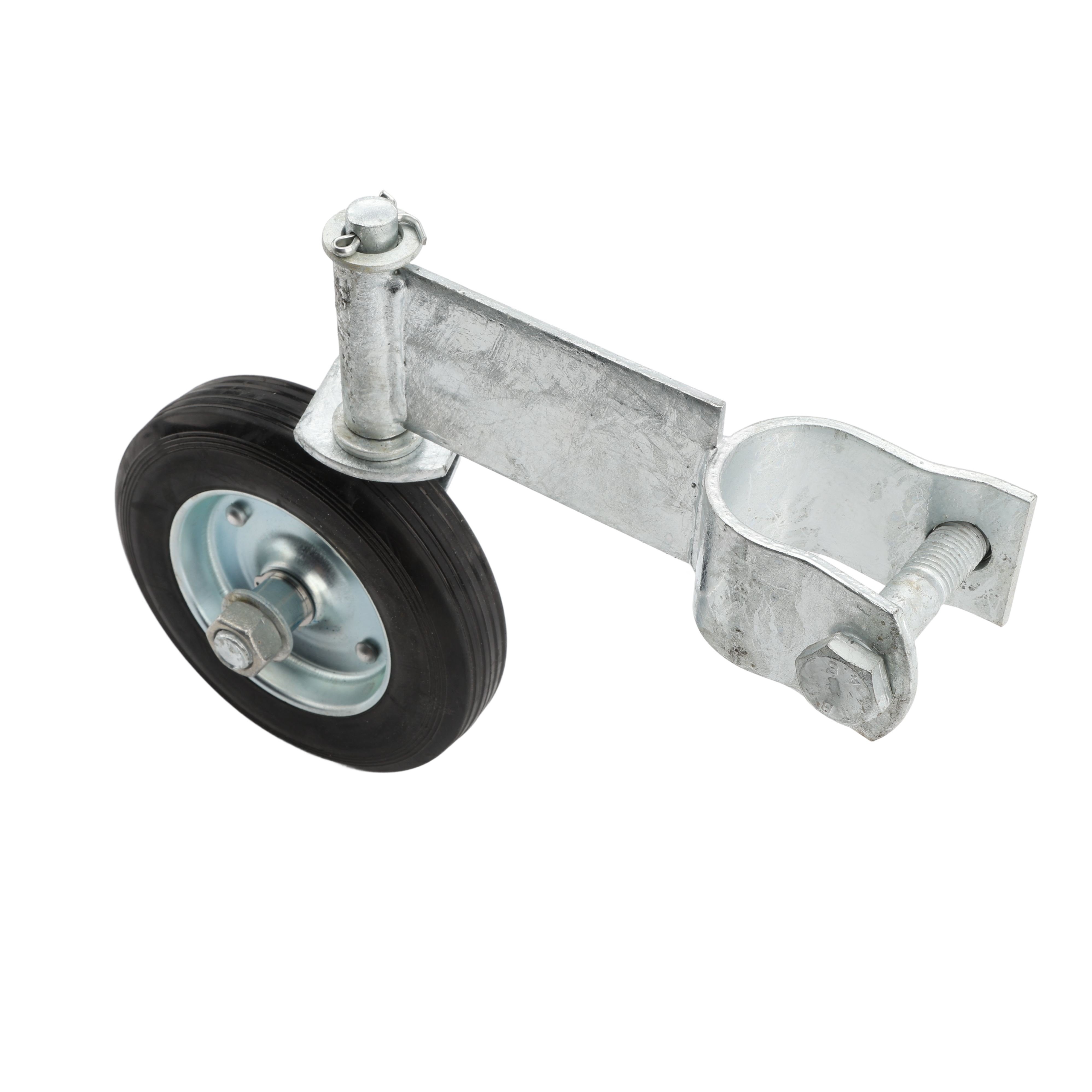 Chain Link Fence 360 Degree Swivel Swing Gate Wheel (6" Solid Rubber ...