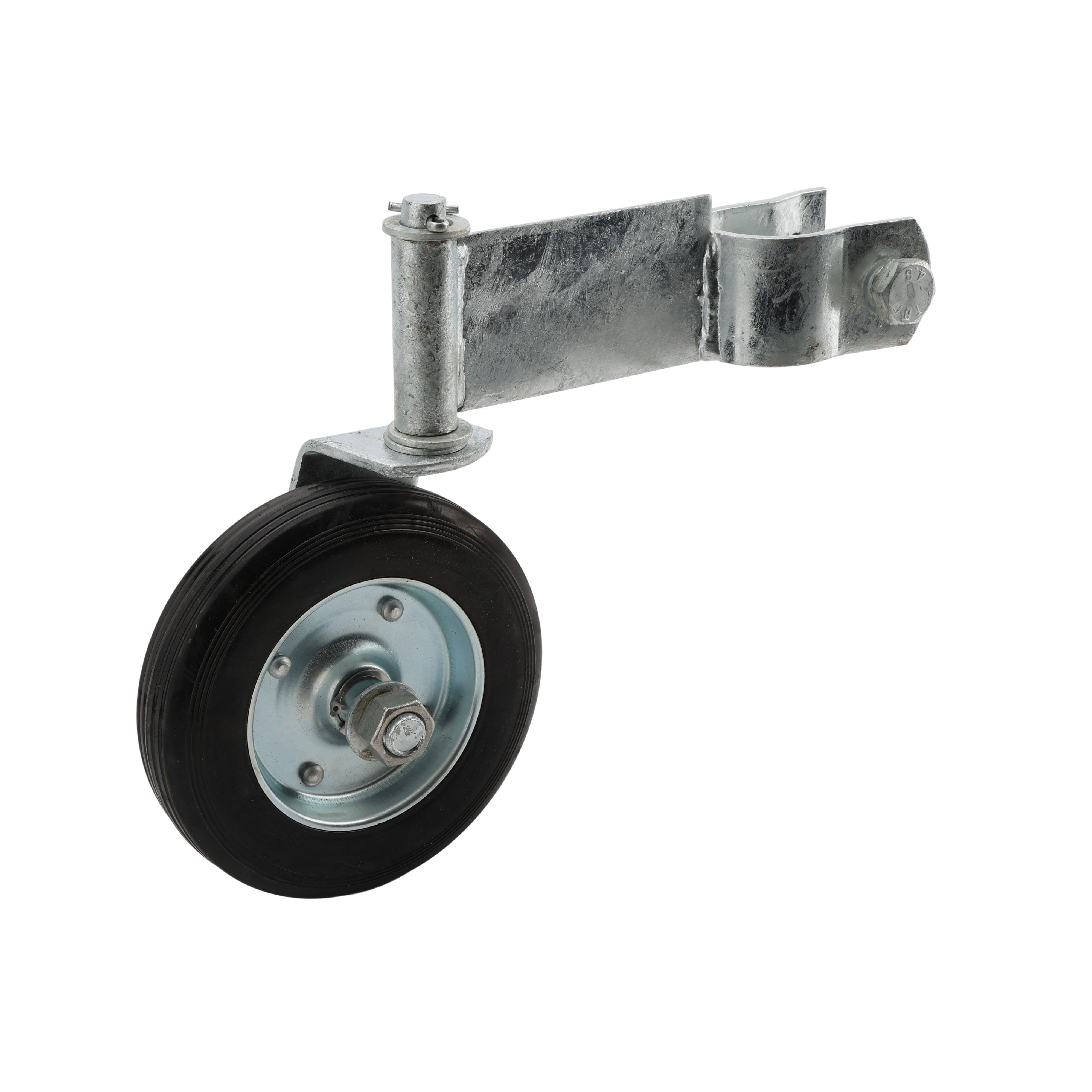 Chain Link Fence 360 Degree Swivel Swing Gate Wheel (6" Solid Rubber ...