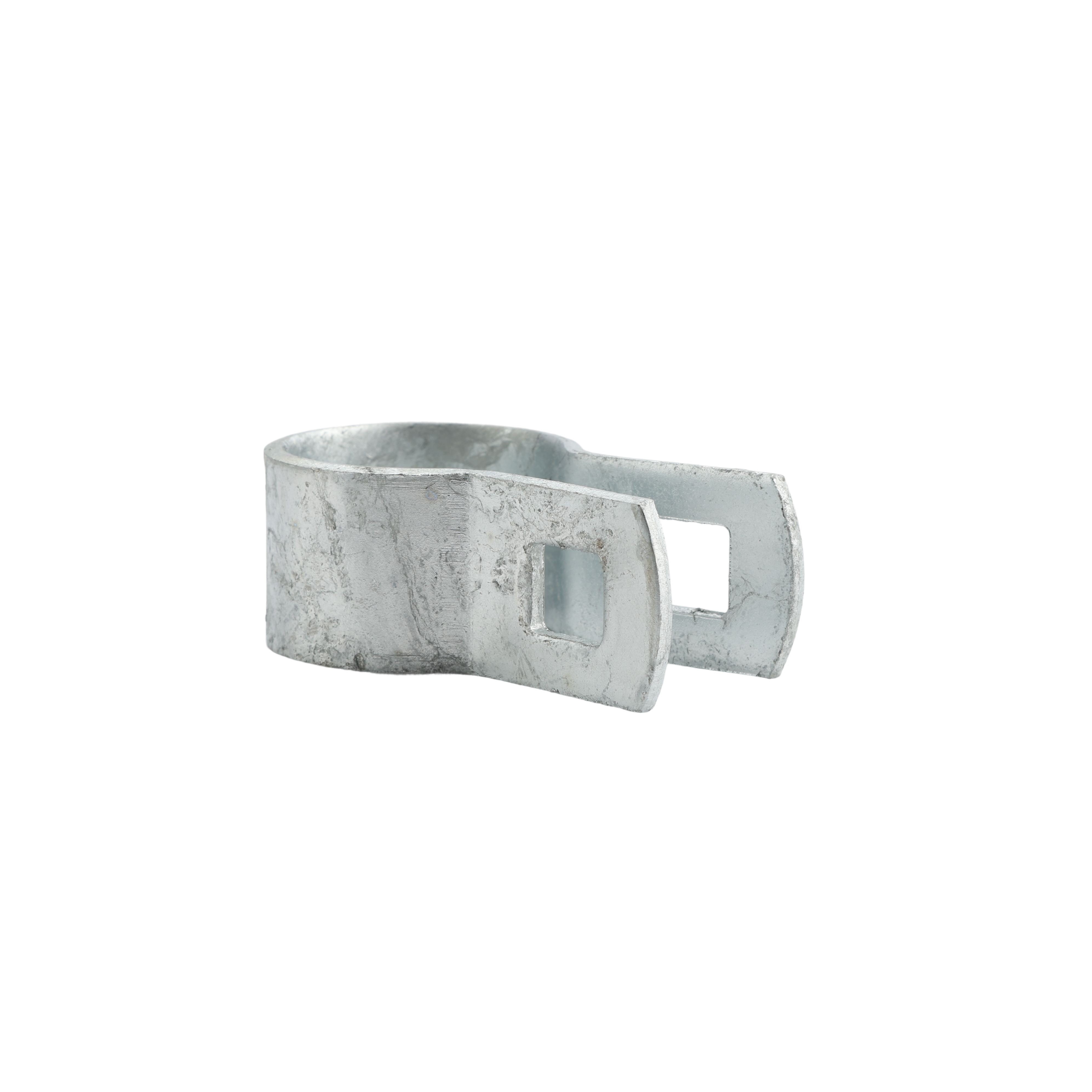 Chain Link 1 3/8" Heavy Brace Band - Rail End Band (Galvanized Steel ...