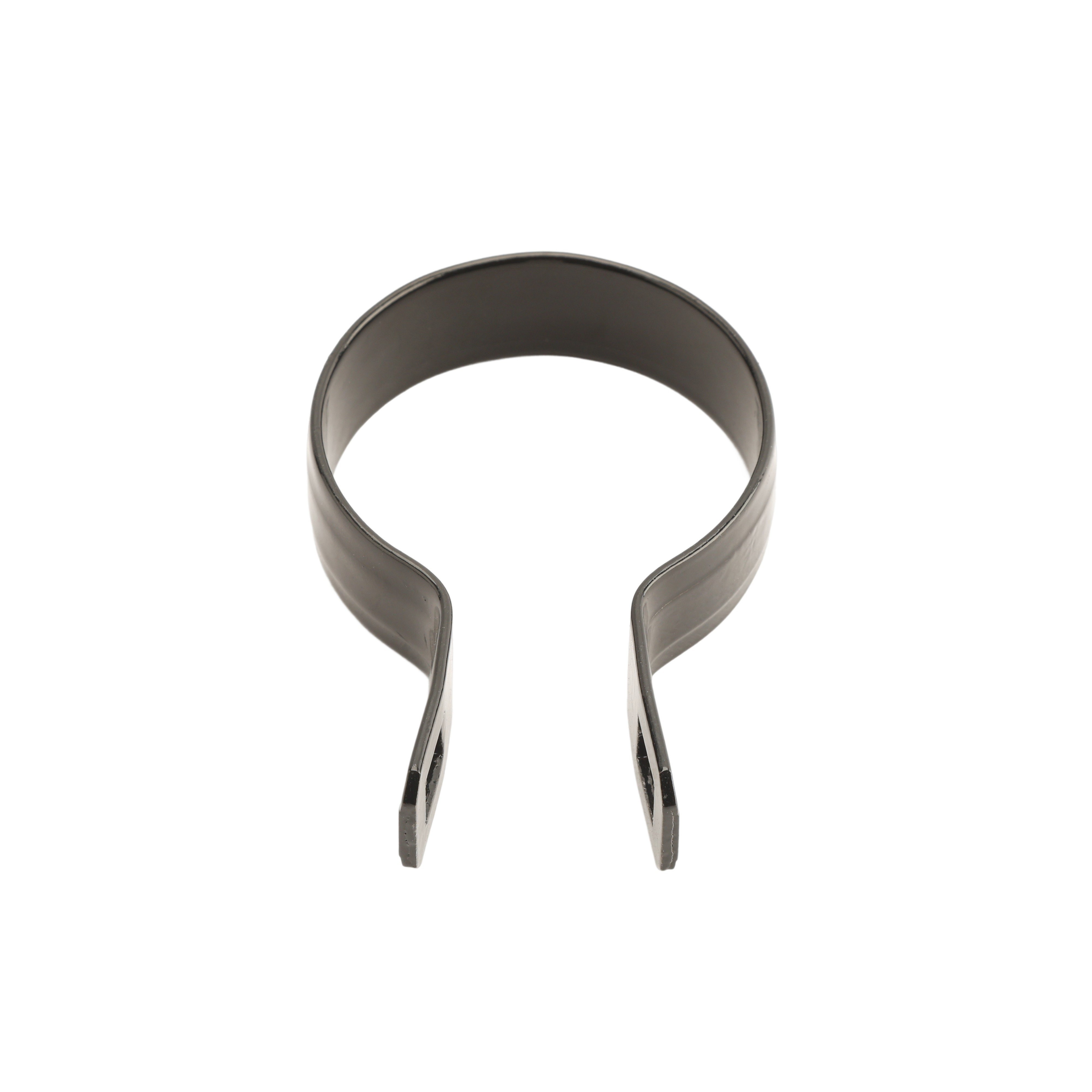 Chain Link 2 1/2" [2 3/8" OD] Beveled Black Brace Band [12 Gauge ...