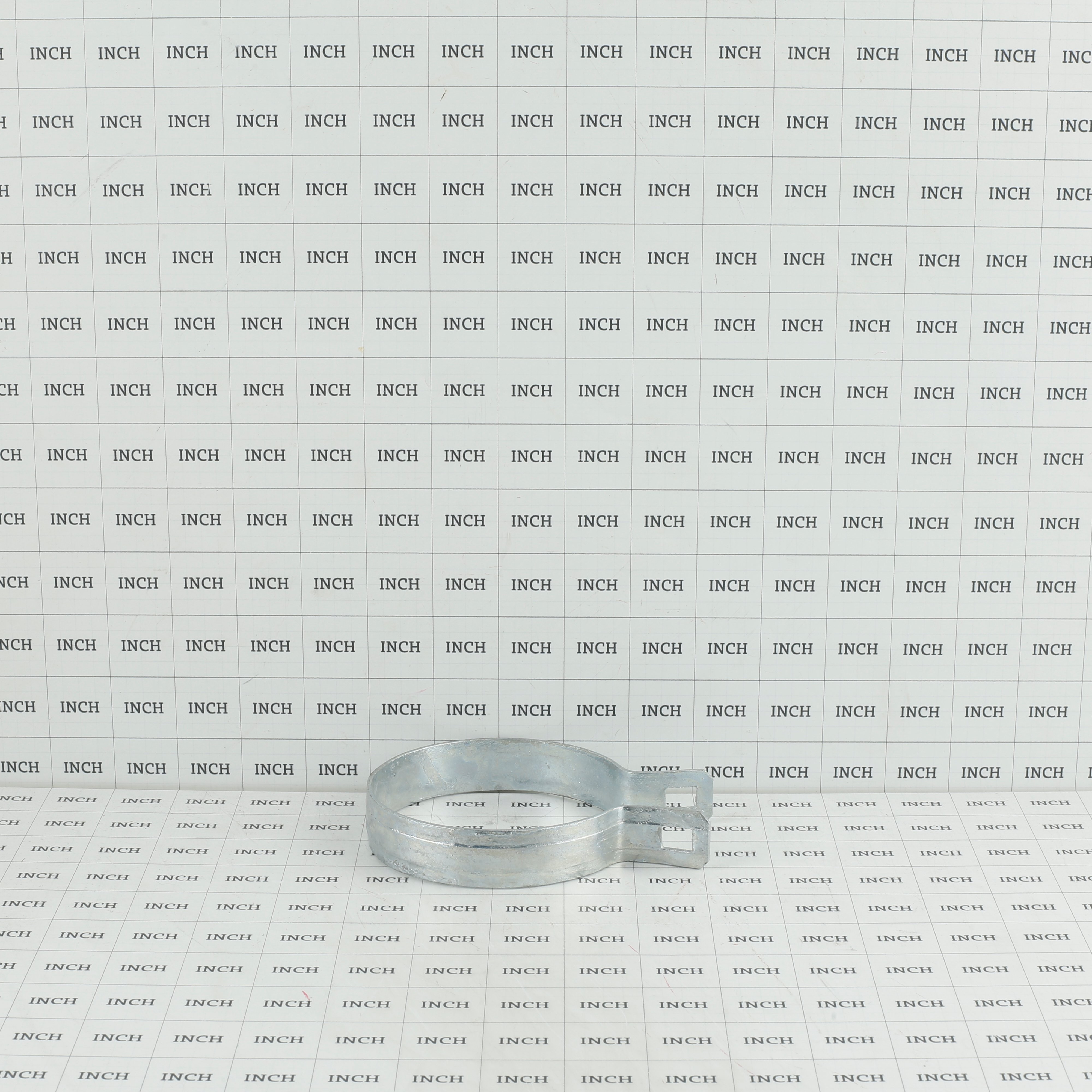 Chain Link 3 1/2" [3 1/2" OD] Beveled Brace Band [12 Gauge] - Rail End ...