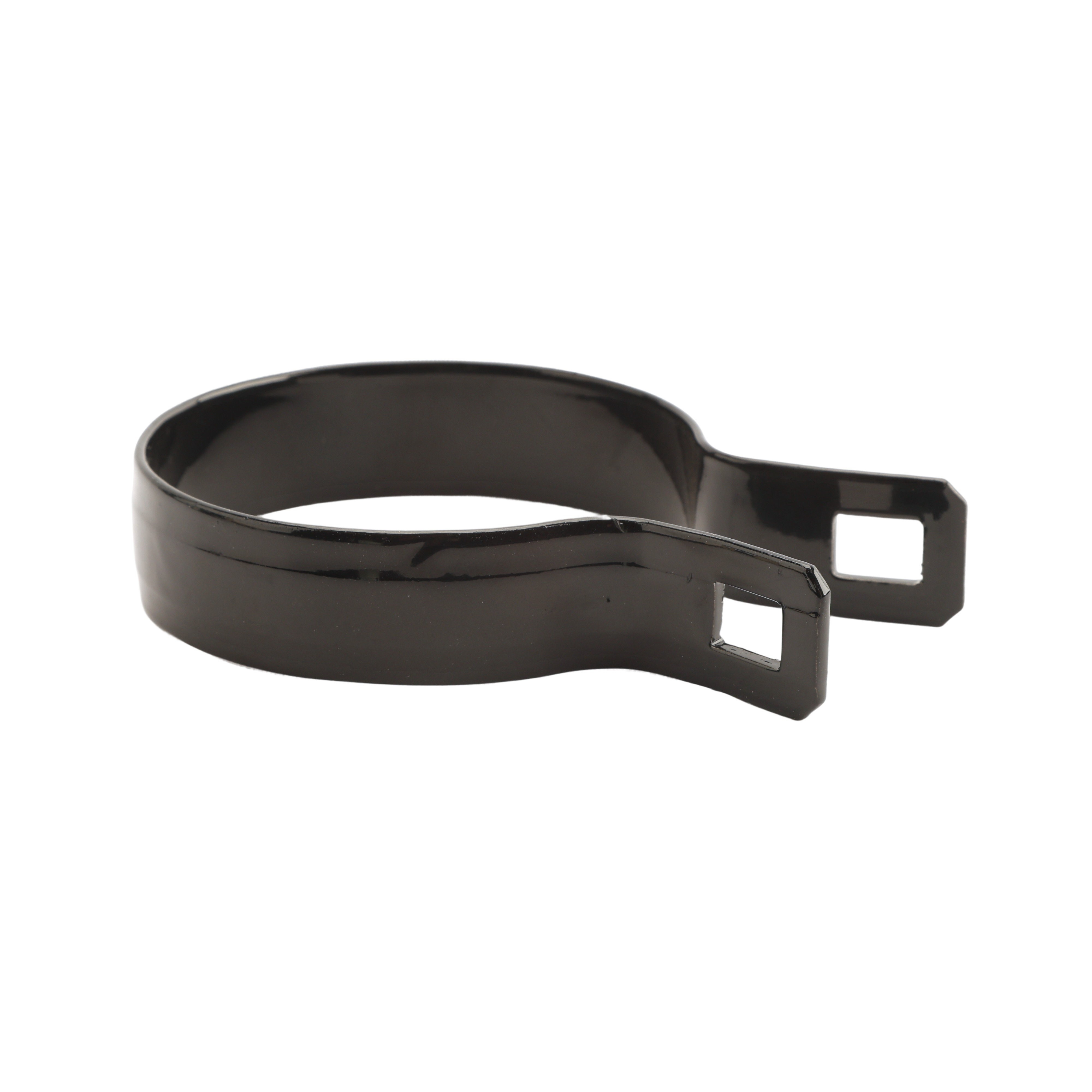 Chain Link 3" [2 7/8" OD] Beveled Black Brace Band [12 Gauge] - Rail ...