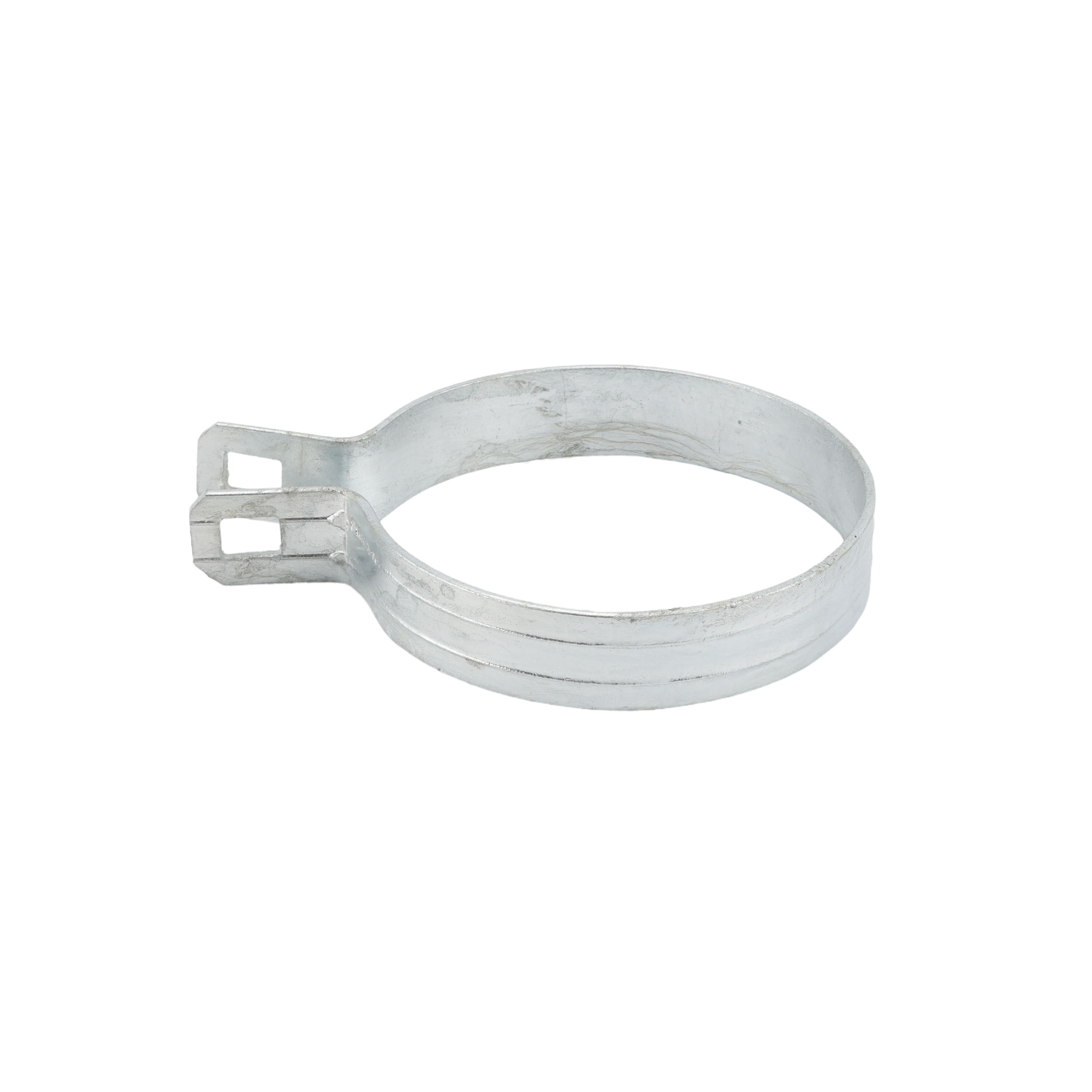 Chain Link 4" Beveled Brace Band [12 Gauge] - Rail End Band (Galvanized ...