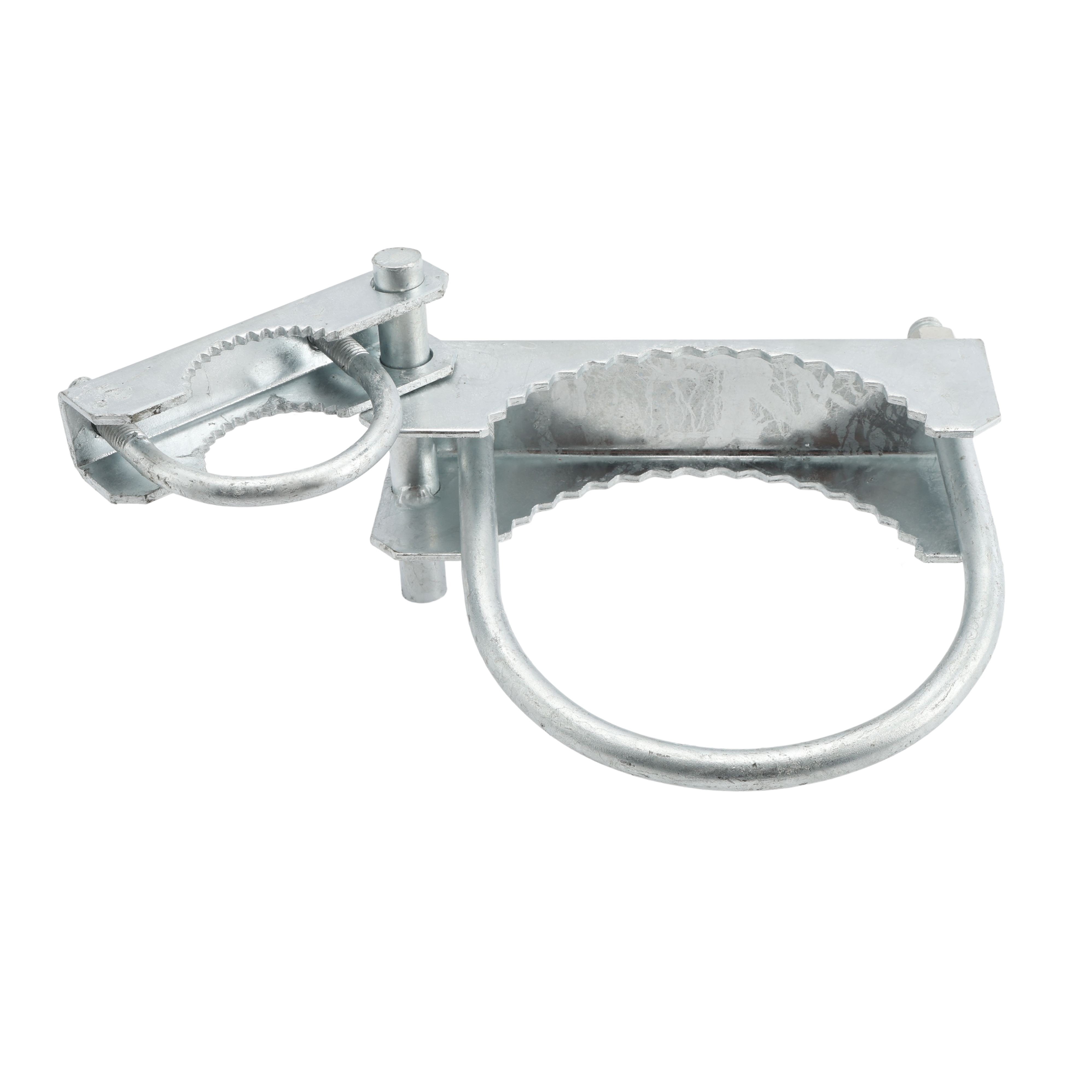 Chain Link 6 5/8" 180 Degree Offset Industrial Gate Hinge (2 1/2" Gate ...