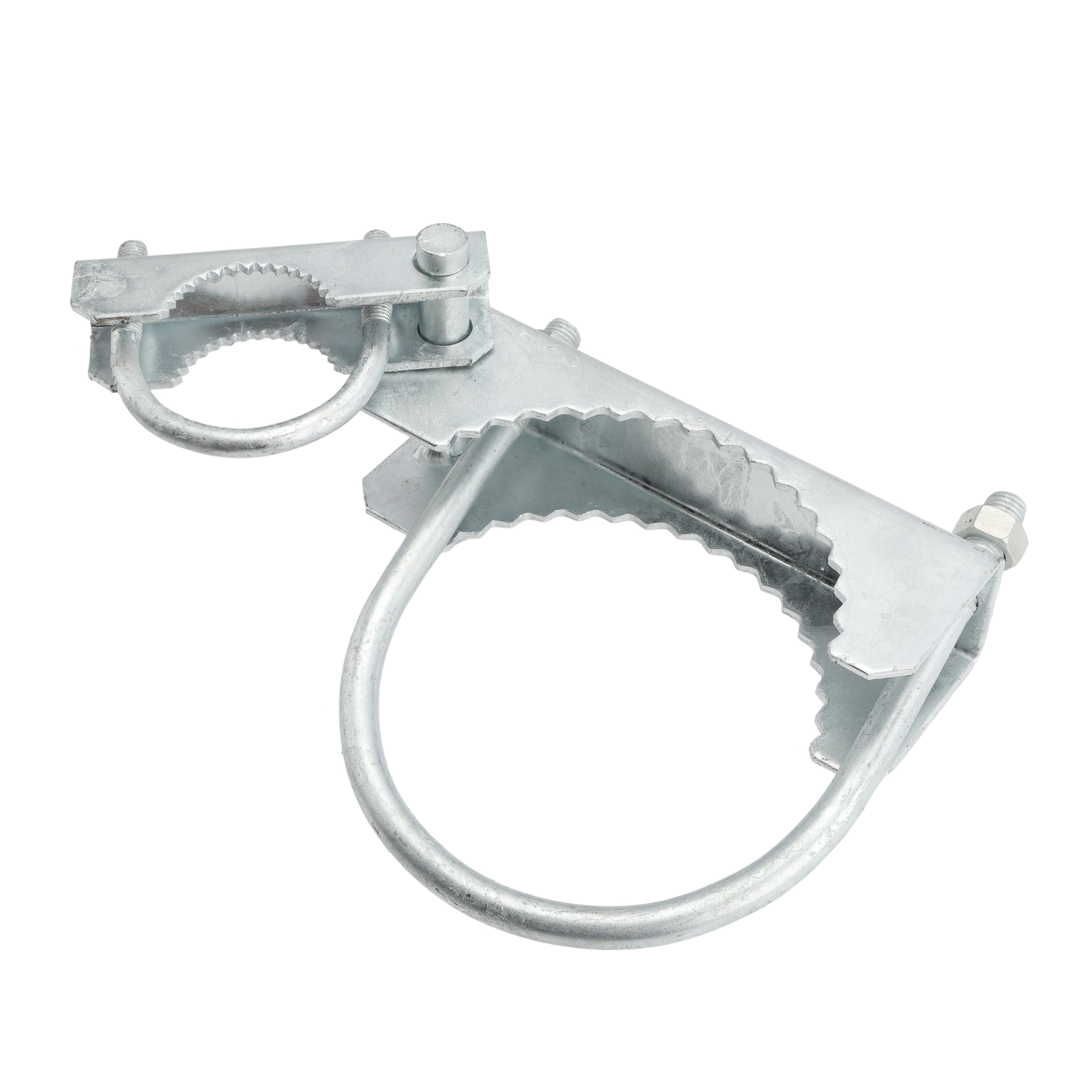 Chain Link 6 5/8" 180 Degree Offset Industrial Gate Hinge (2 1/2" Gate ...