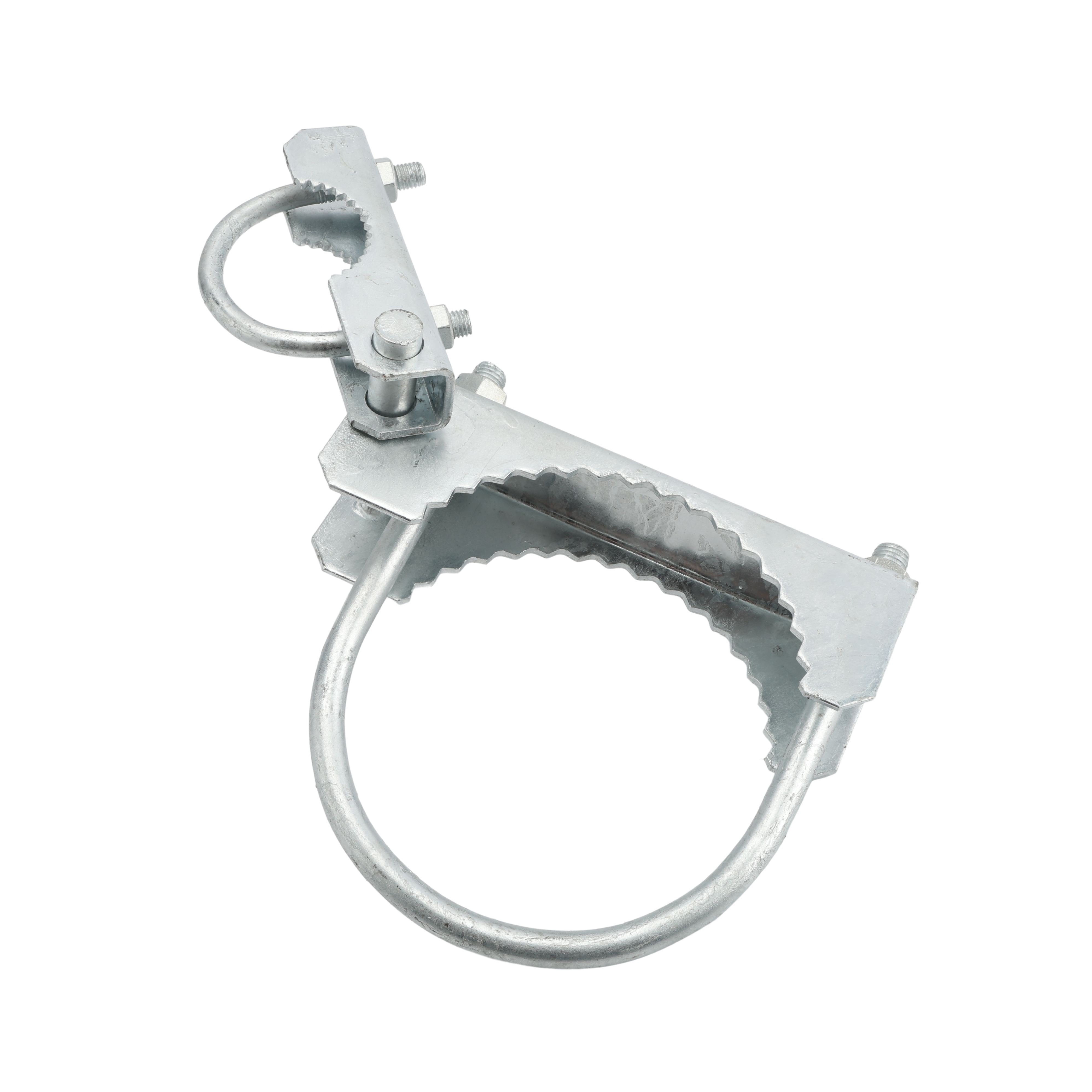 Chain Link 6 5/8" 180 Degree Offset Industrial Gate Hinge (2 1/2" Gate ...
