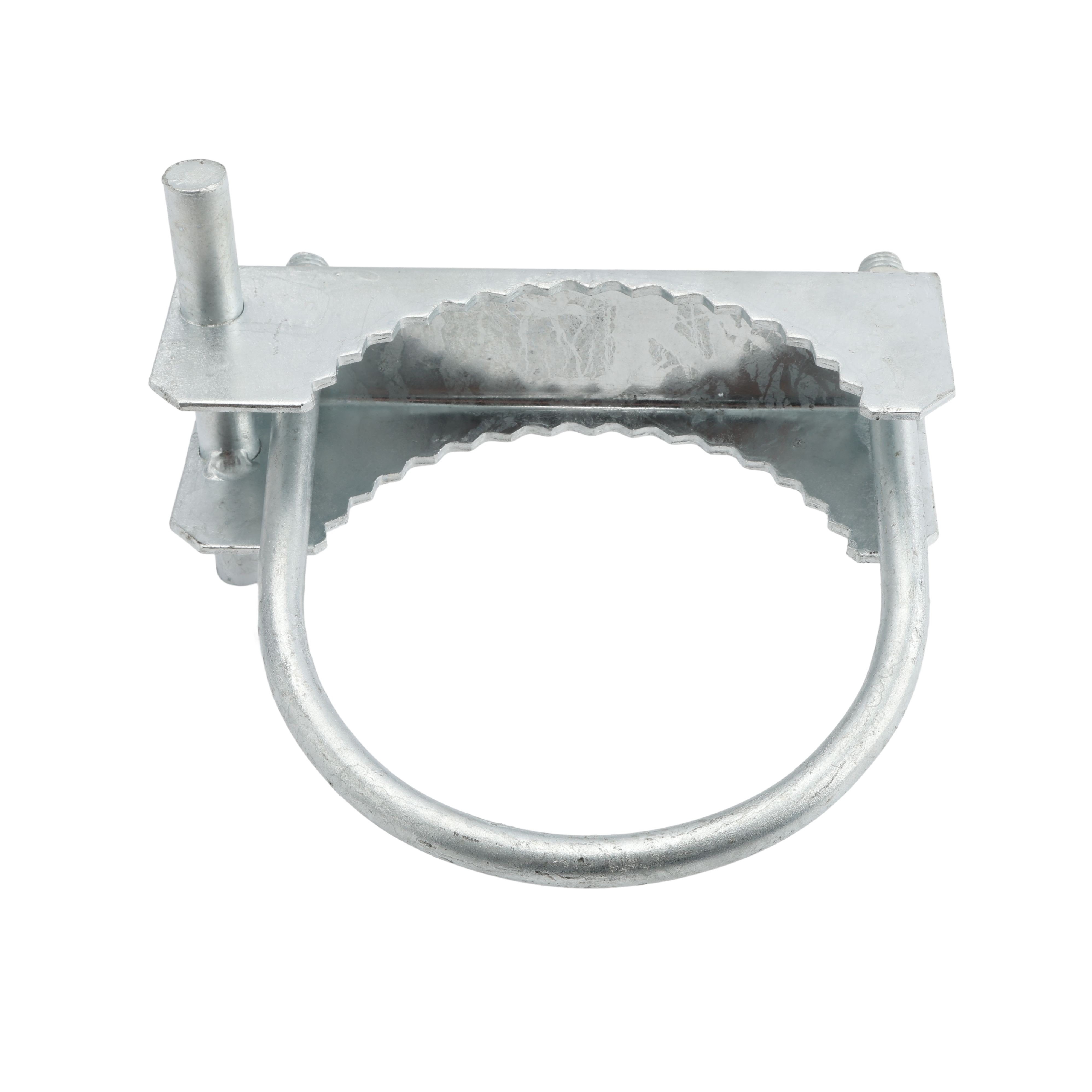 Chain Link 6 5/8" 180 Degree Offset Industrial Gate Hinge (2 1/2" Gate ...
