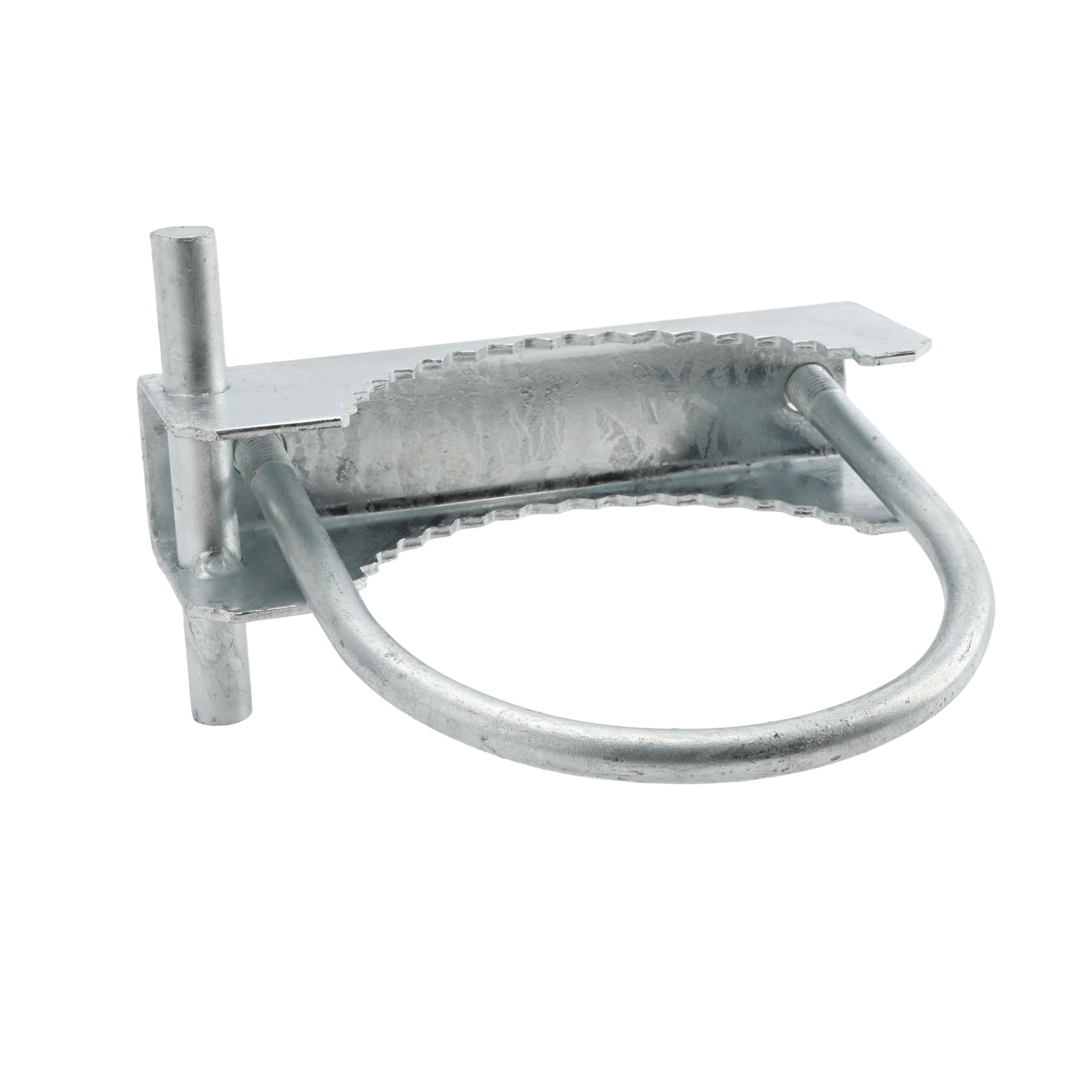 Chain Link 6 5/8" 180 Degree Offset Industrial Gate Hinge (2 1/2" Gate ...