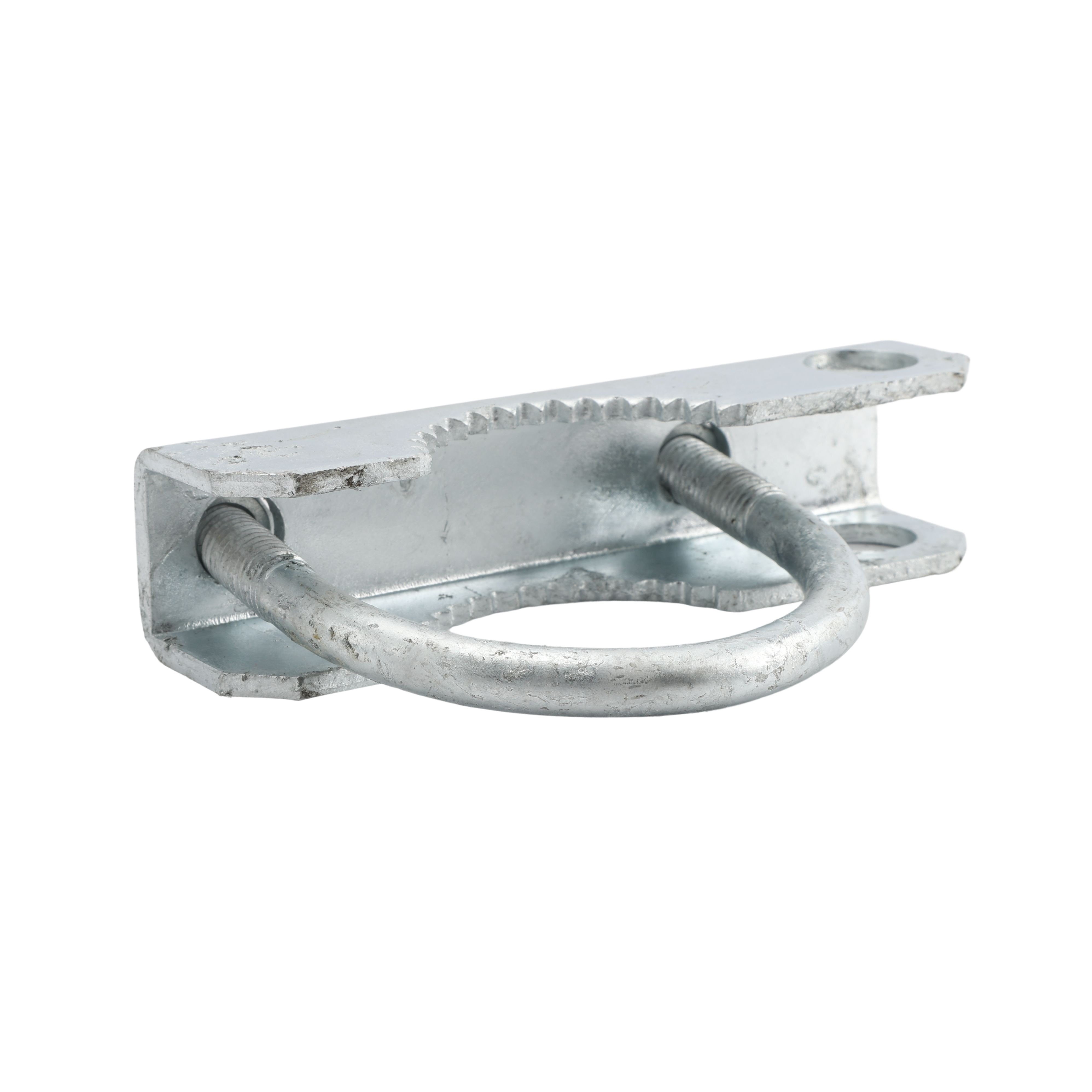 Chain Link 6 5/8" 180 Degree Offset Industrial Gate Hinge (2 1/2" Gate ...