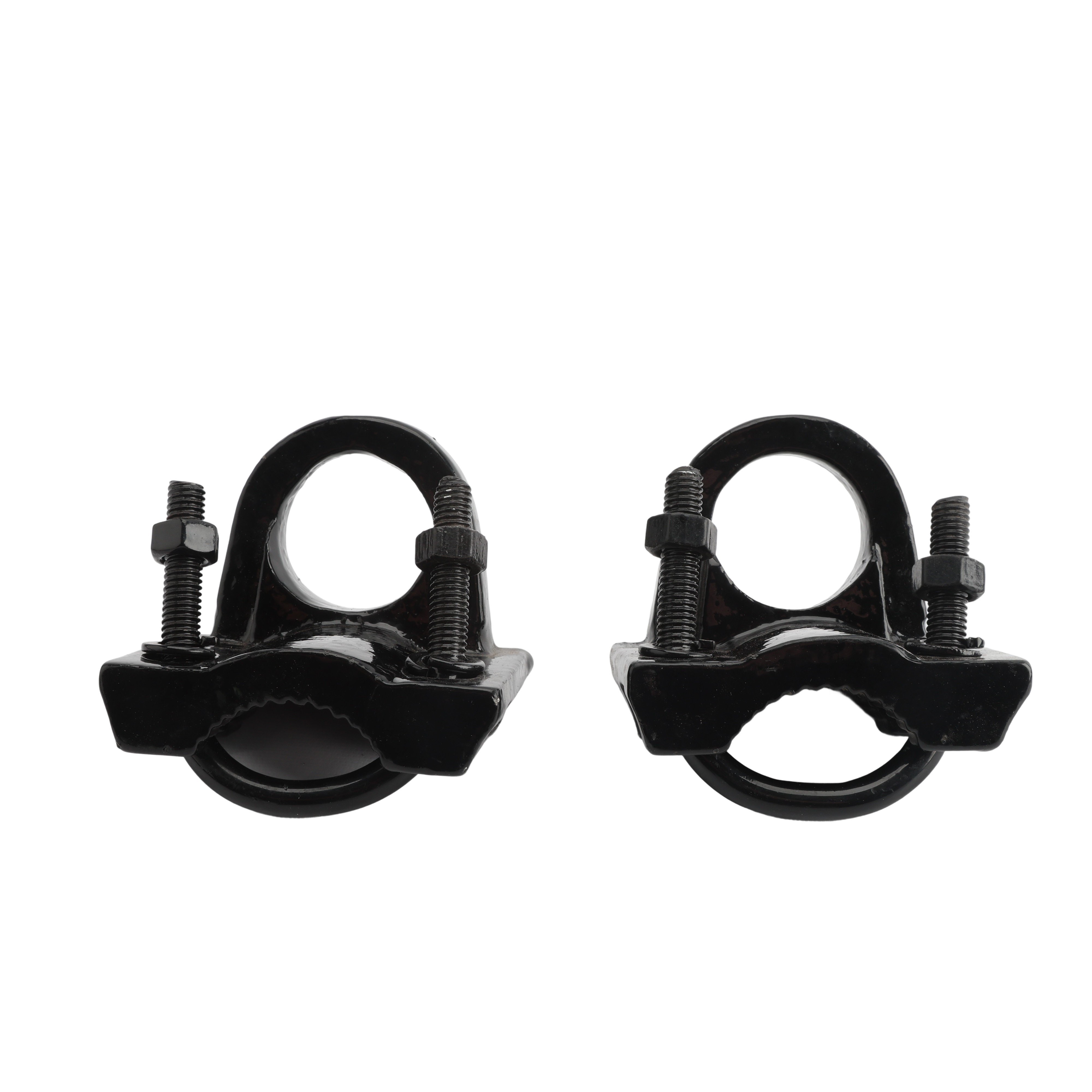 Chain Link Black Industrial Latch Kit For 1 5/8" - 2" Round Gate Frames ...