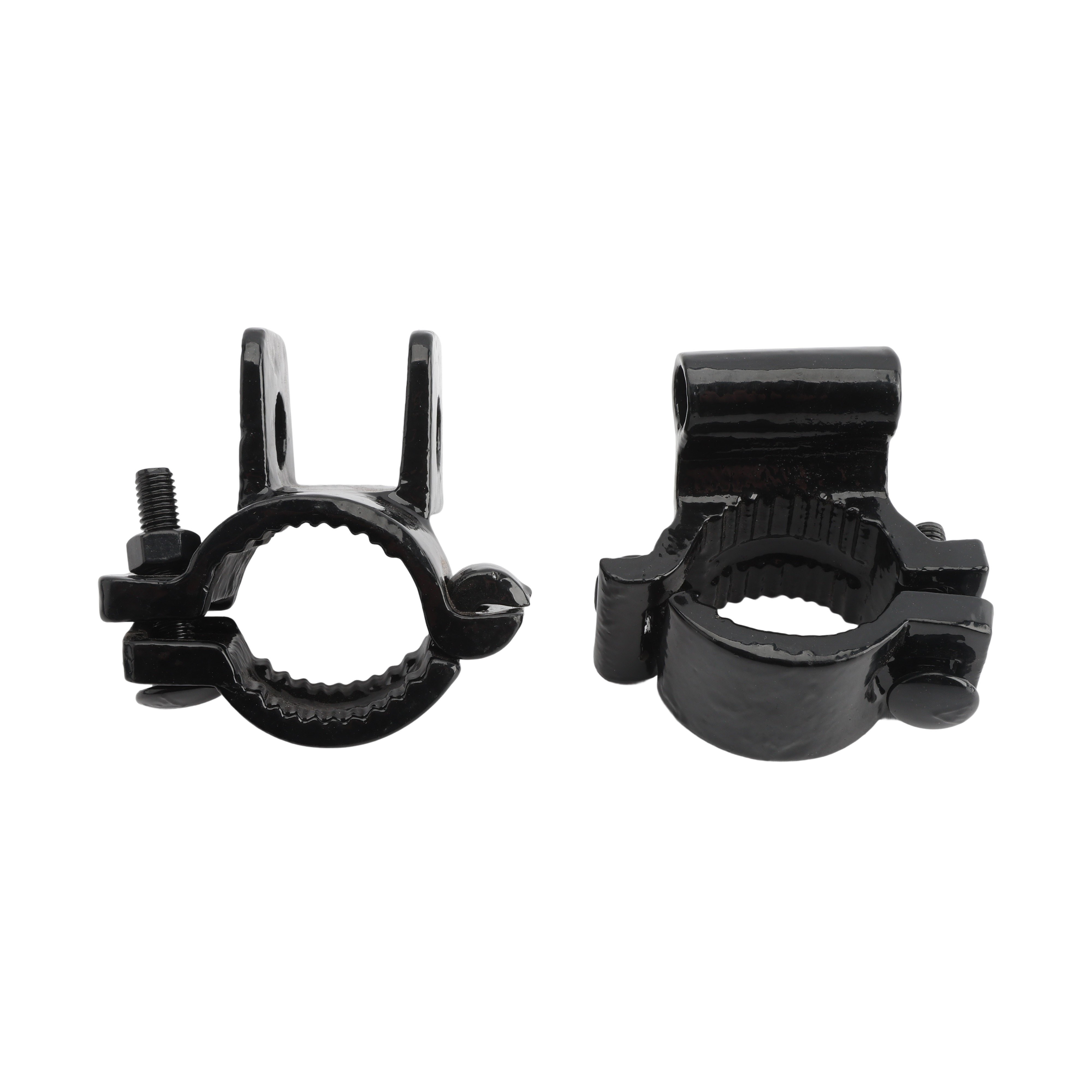 Chain Link Black Industrial Latch Kit For 1 5/8" - 2" Round Gate Frames ...