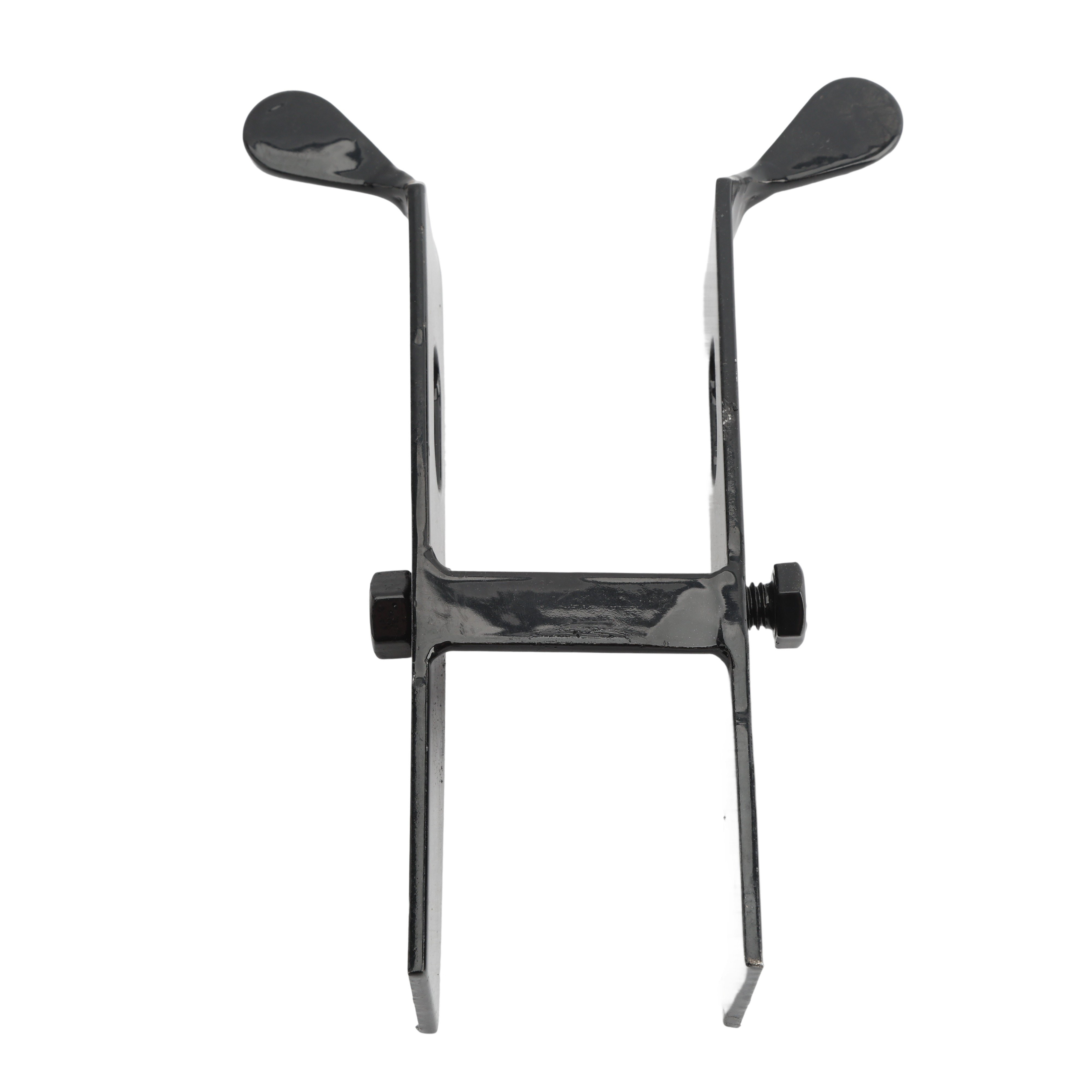 Chain Link Black Industrial Latch Kit For 1 5/8" - 2" Round Gate Frames ...