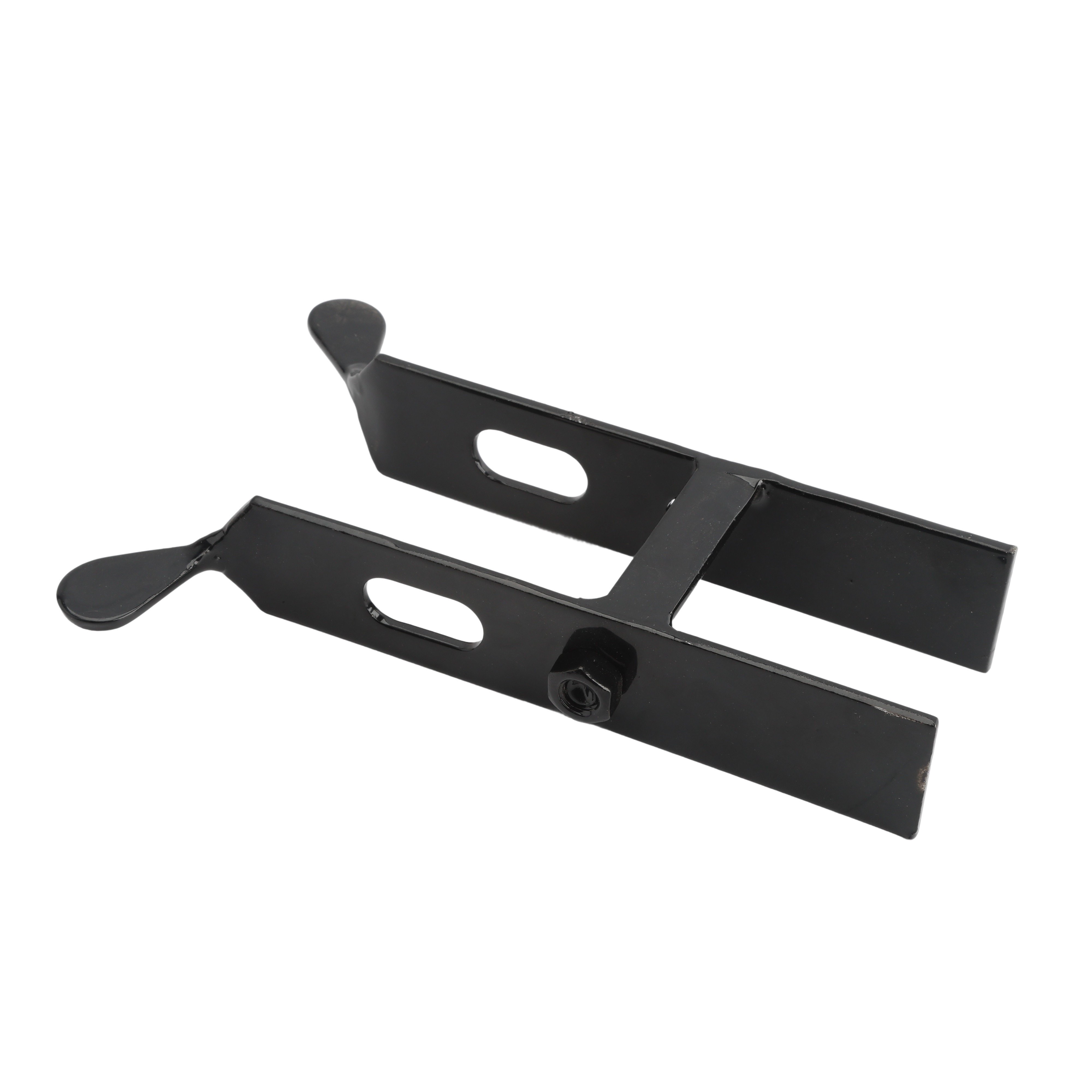 Chain Link Black Industrial Latch Kit For 1 5/8" - 2" Round Gate Frames ...