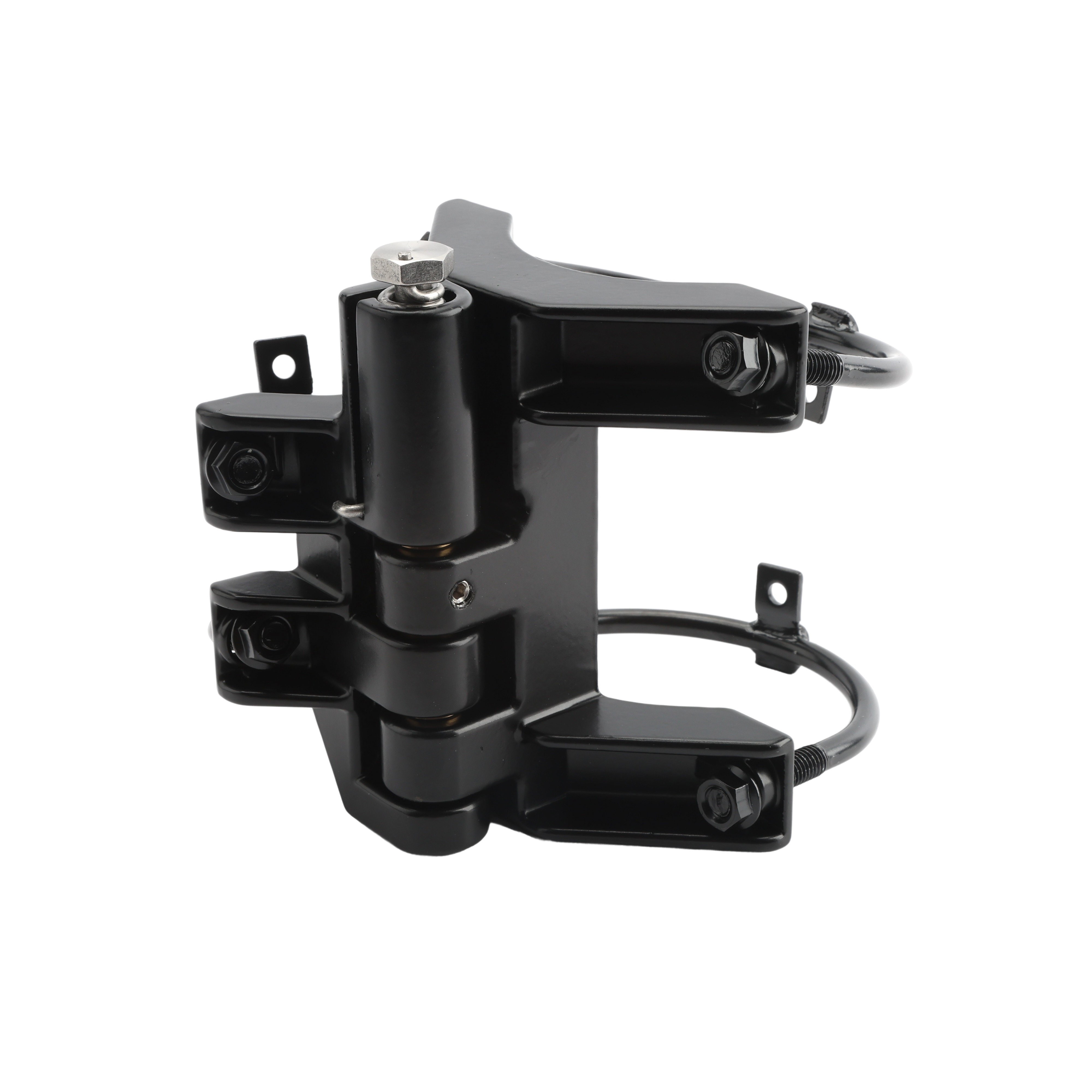 Chain Link Black Self-Closing Spring Universal Gate Hinge (1 3/8" / 1 5 ...