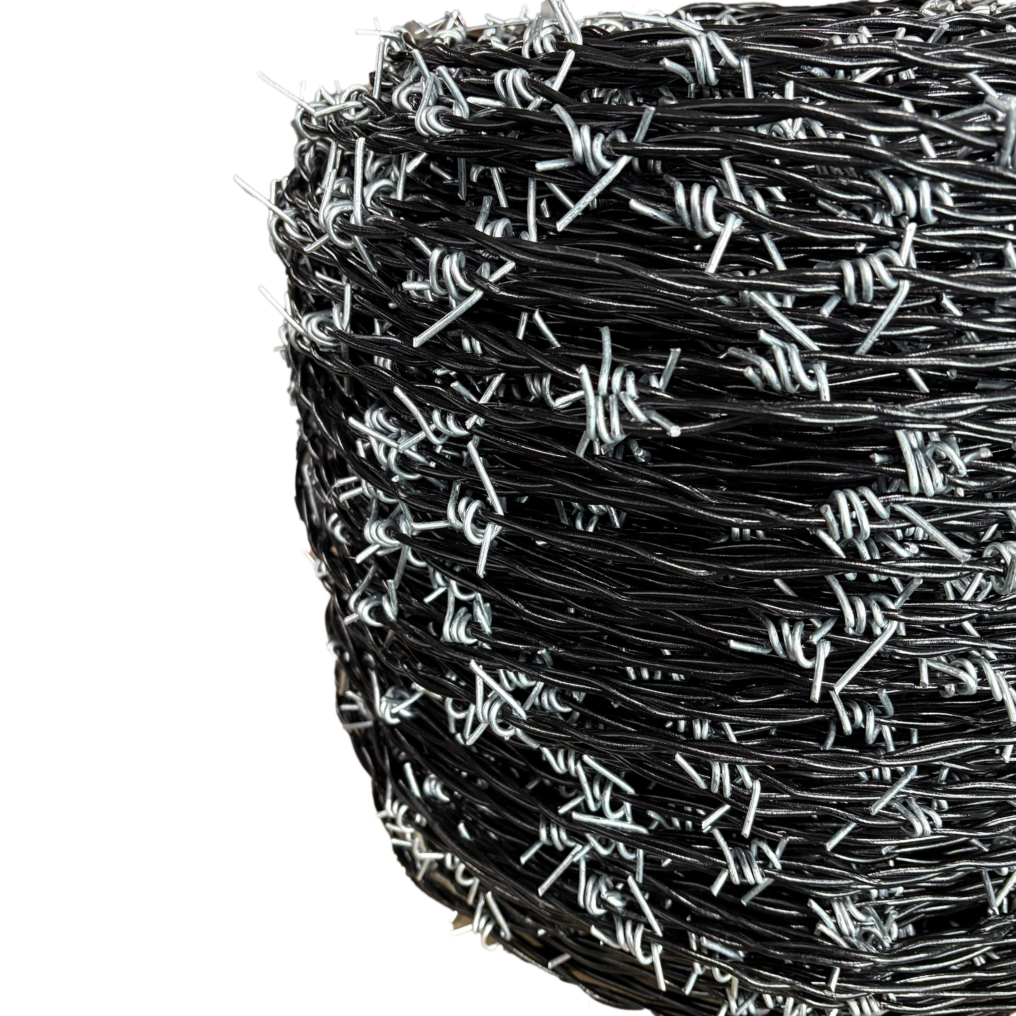 Chain Link 1320' 4-Point Barbed Wire Roll w/ 5" Coil Spacing - Class 3 ...