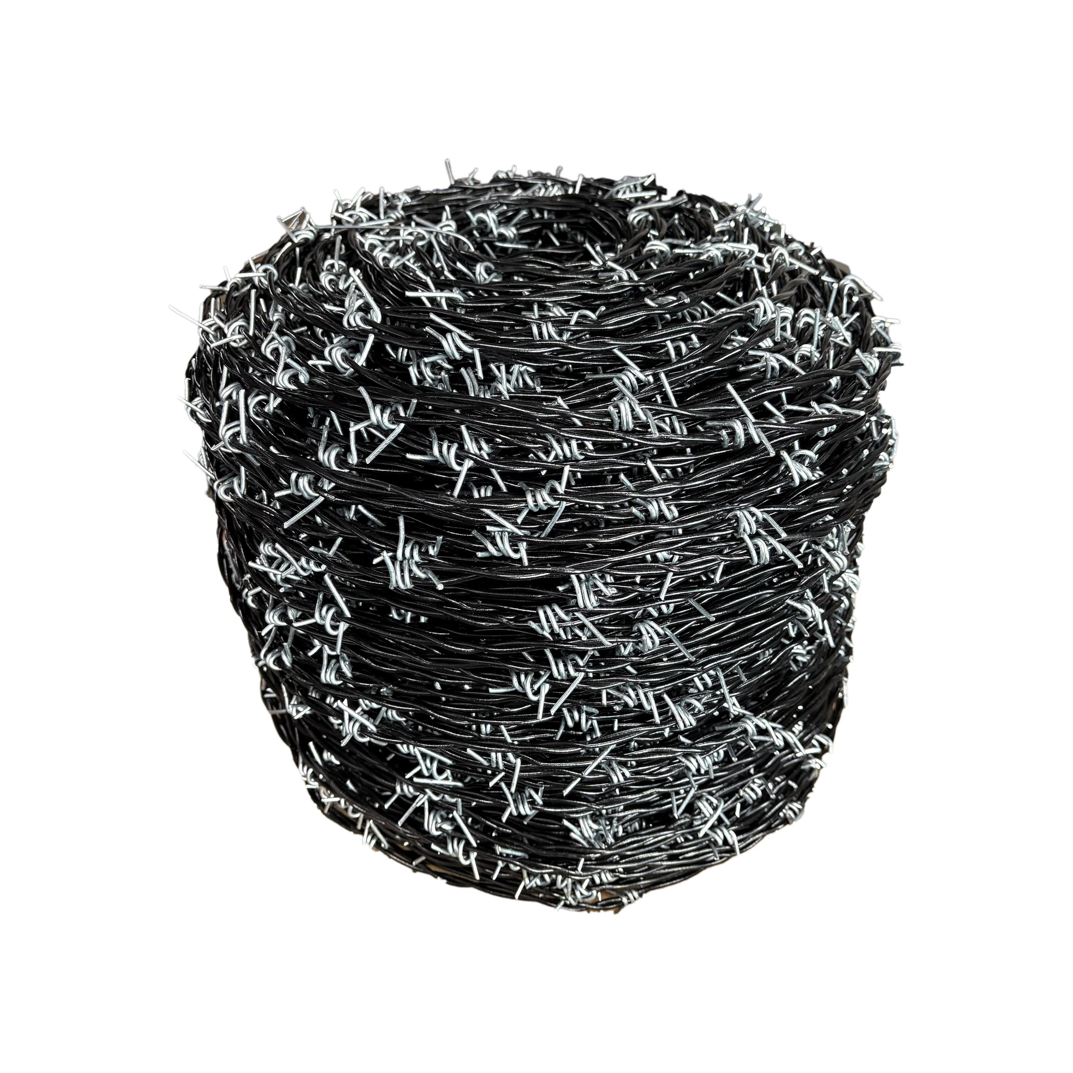 Chain Link 1320' 4-Point Barbed Wire Roll w/ 5" Coil Spacing - Class 3 ...