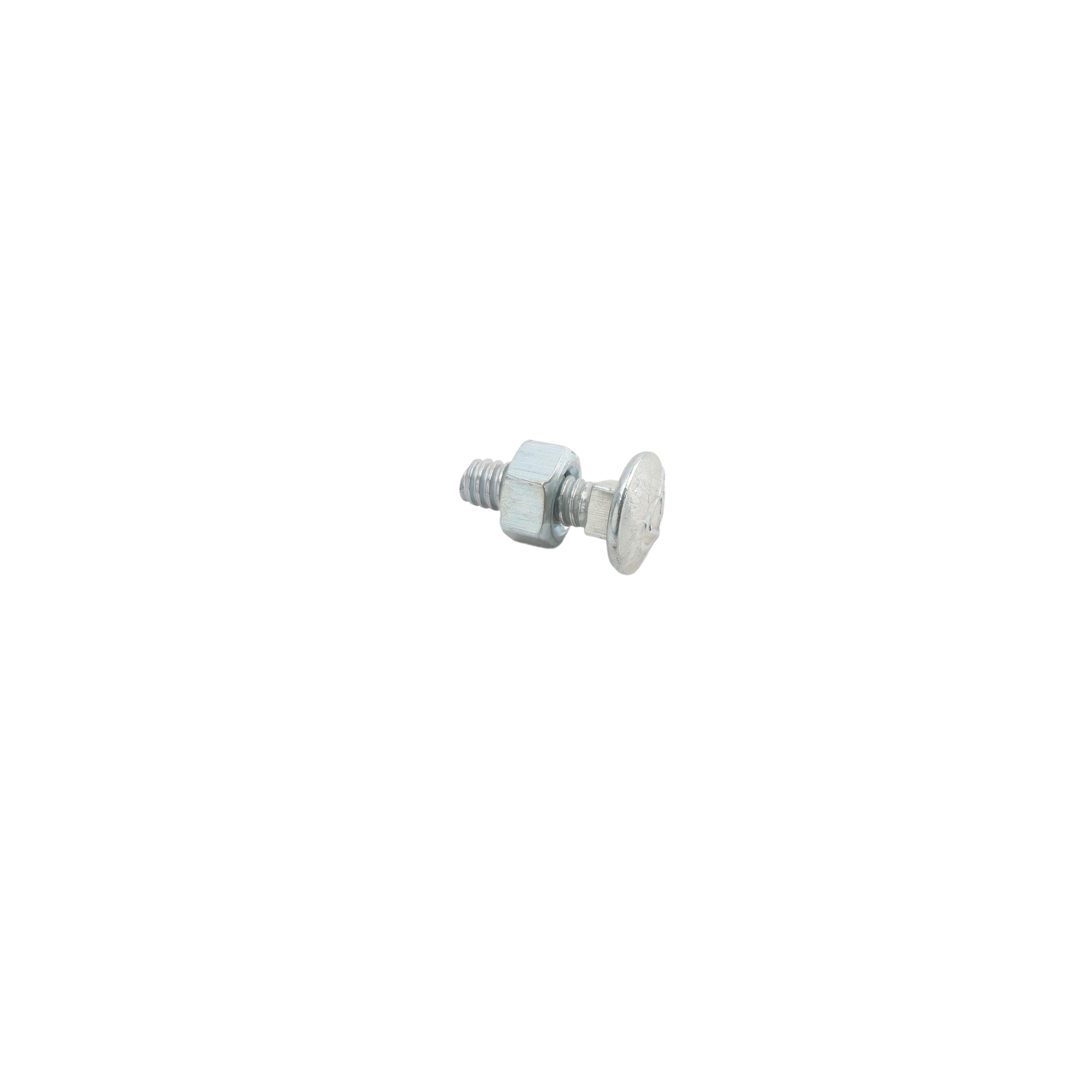 Chain Link 1/4" x 3/4" Carriage Bolt & Nut (Hot Dip Galvanized Steel ...