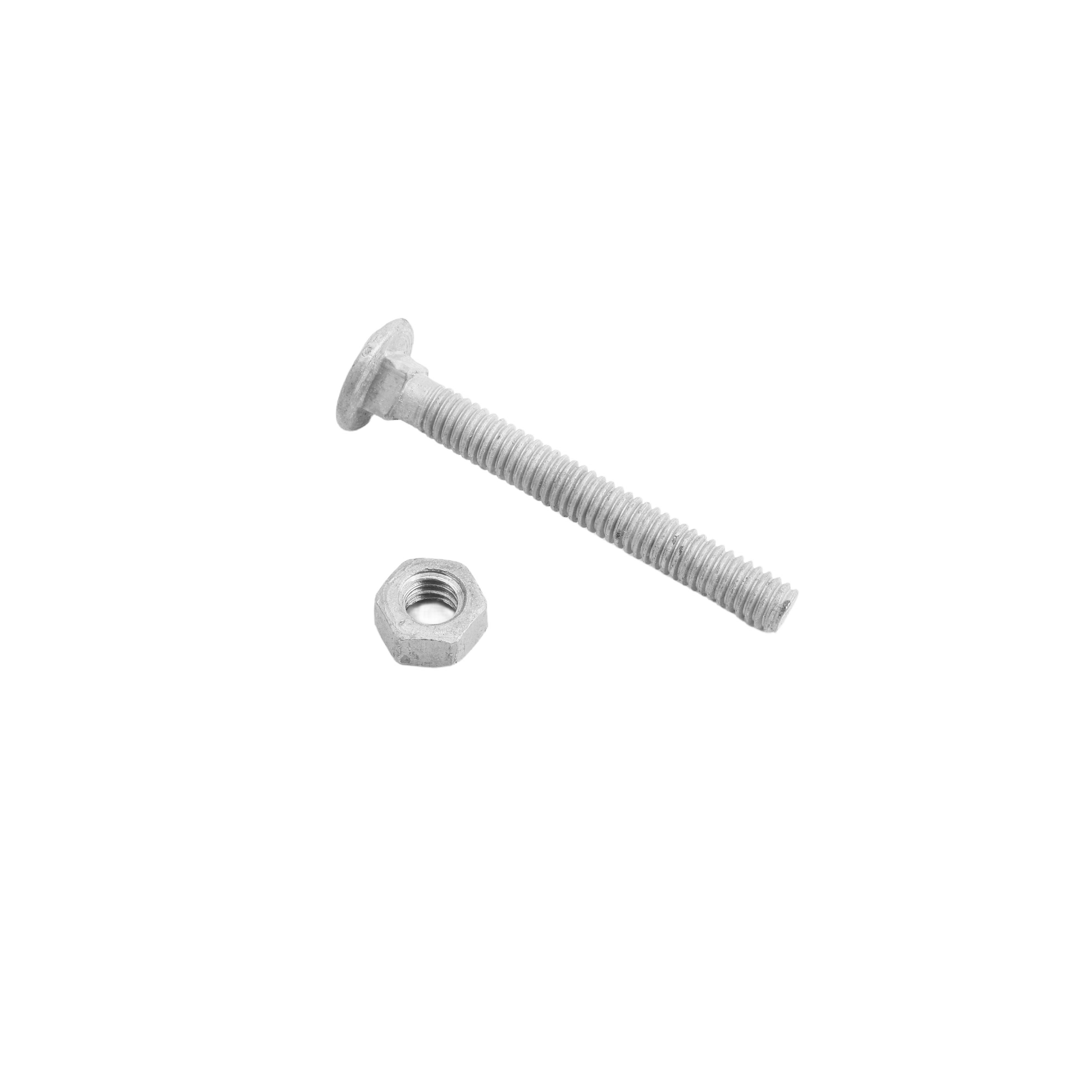 Chain Link 5/16" x 2 1/2" Carriage Bolt & Nut (Hot Dip Galvanized Steel ...