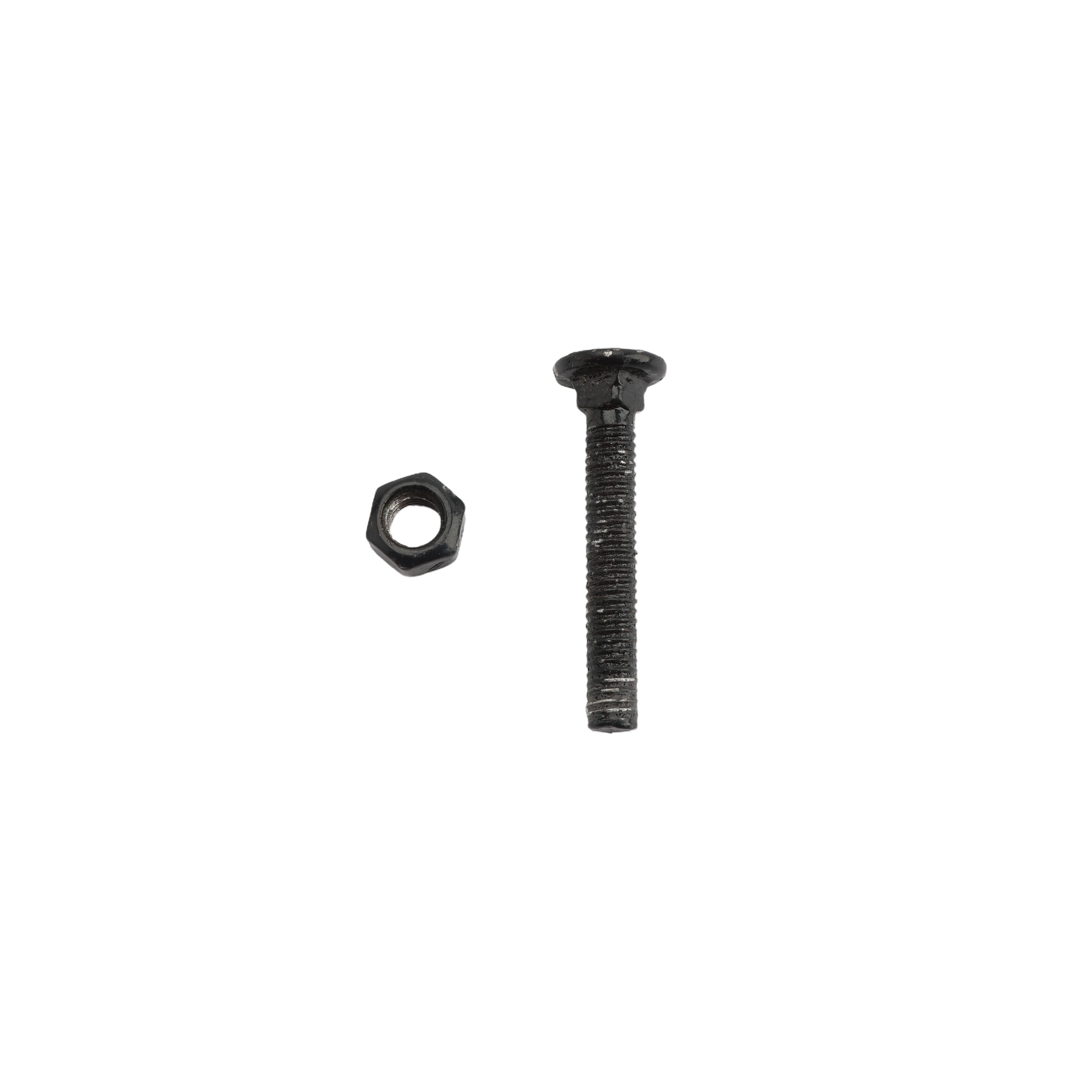 Chain Link 5/16" x 2" Carriage Bolt & Nut (HDG & Powder Coated Black ...
