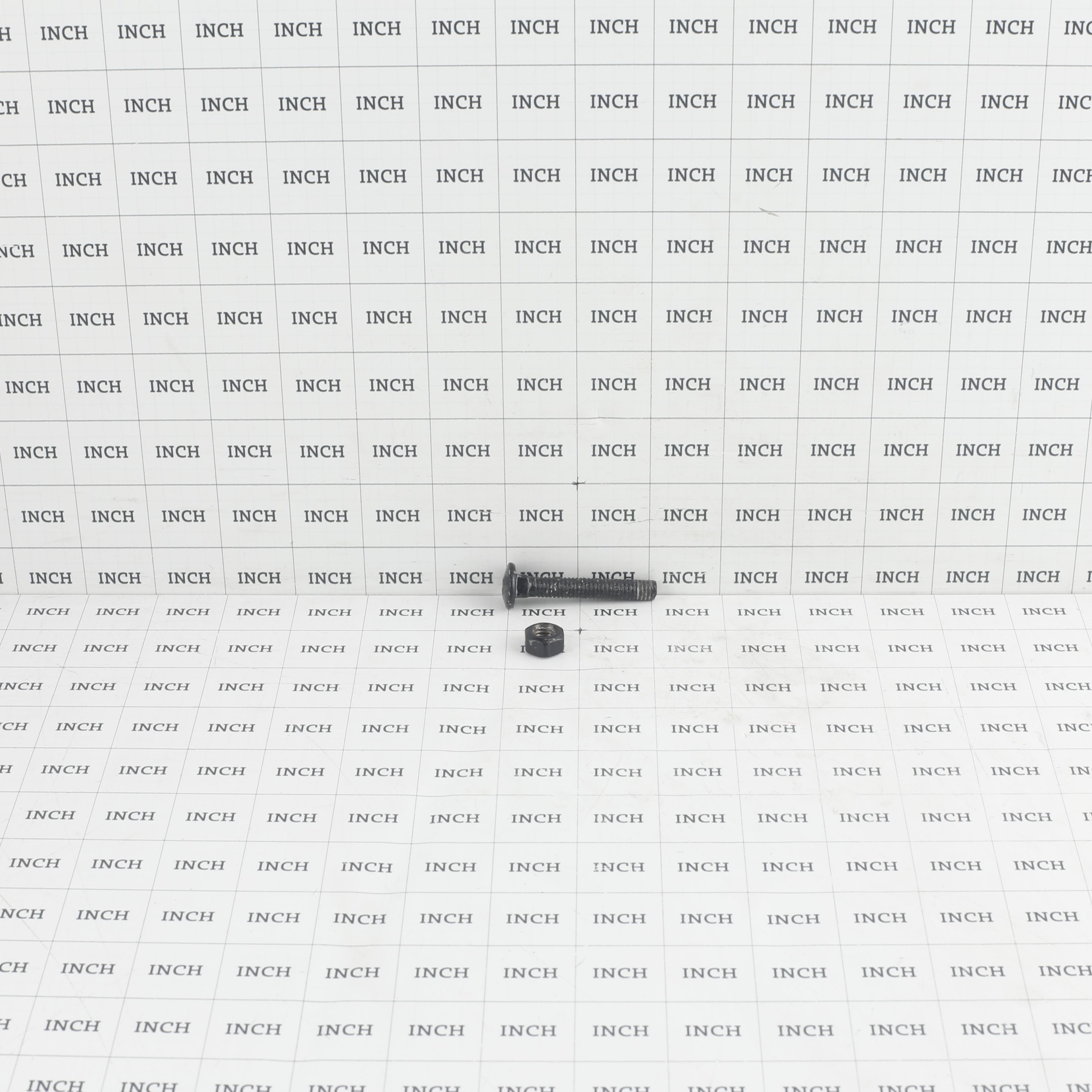 Chain Link 5/16" x 2" Carriage Bolt & Nut (HDG & Powder Coated Black ...