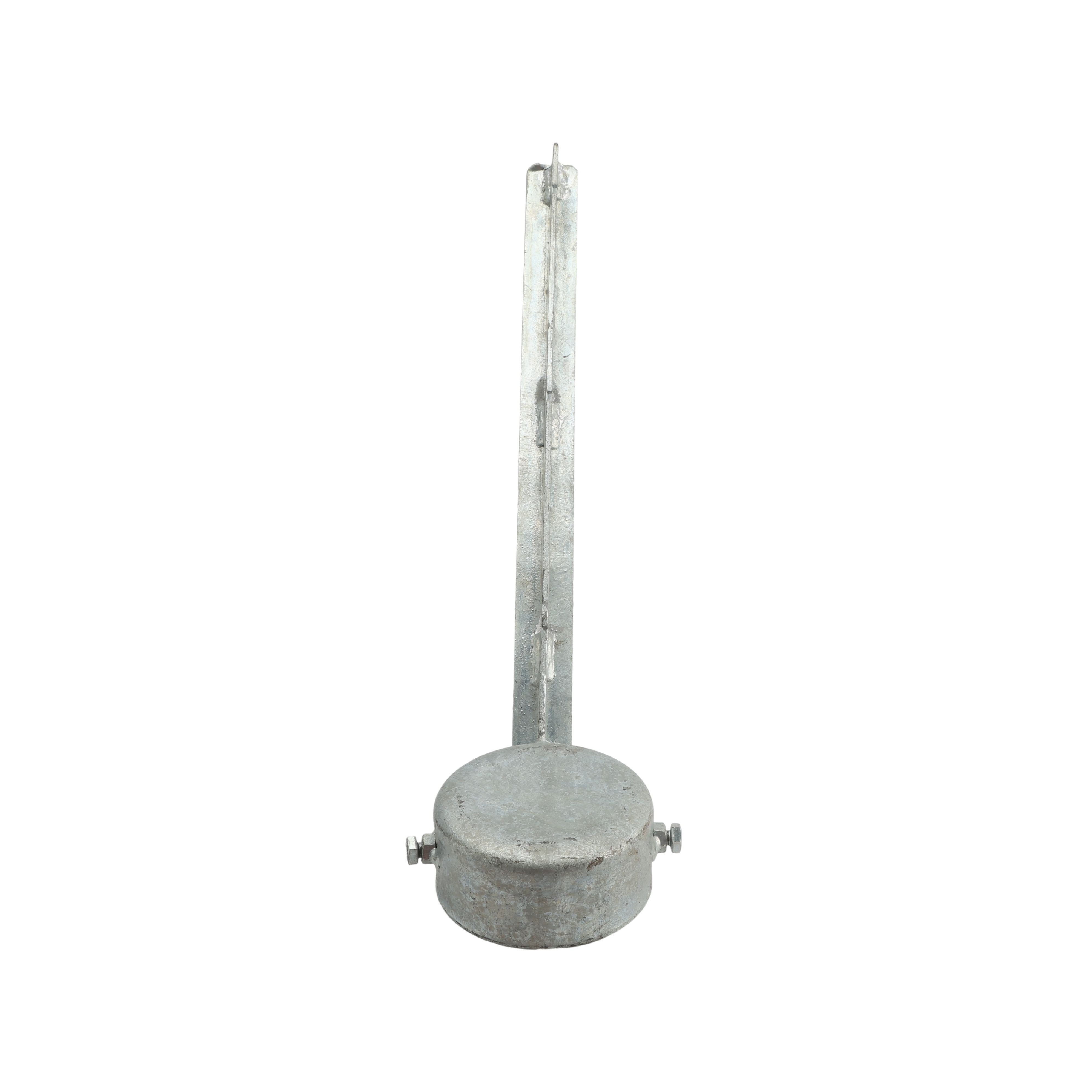 Chain Link 4 1/2" Corner Post 3-Strand 45 Degree Barb Wire Arm ...