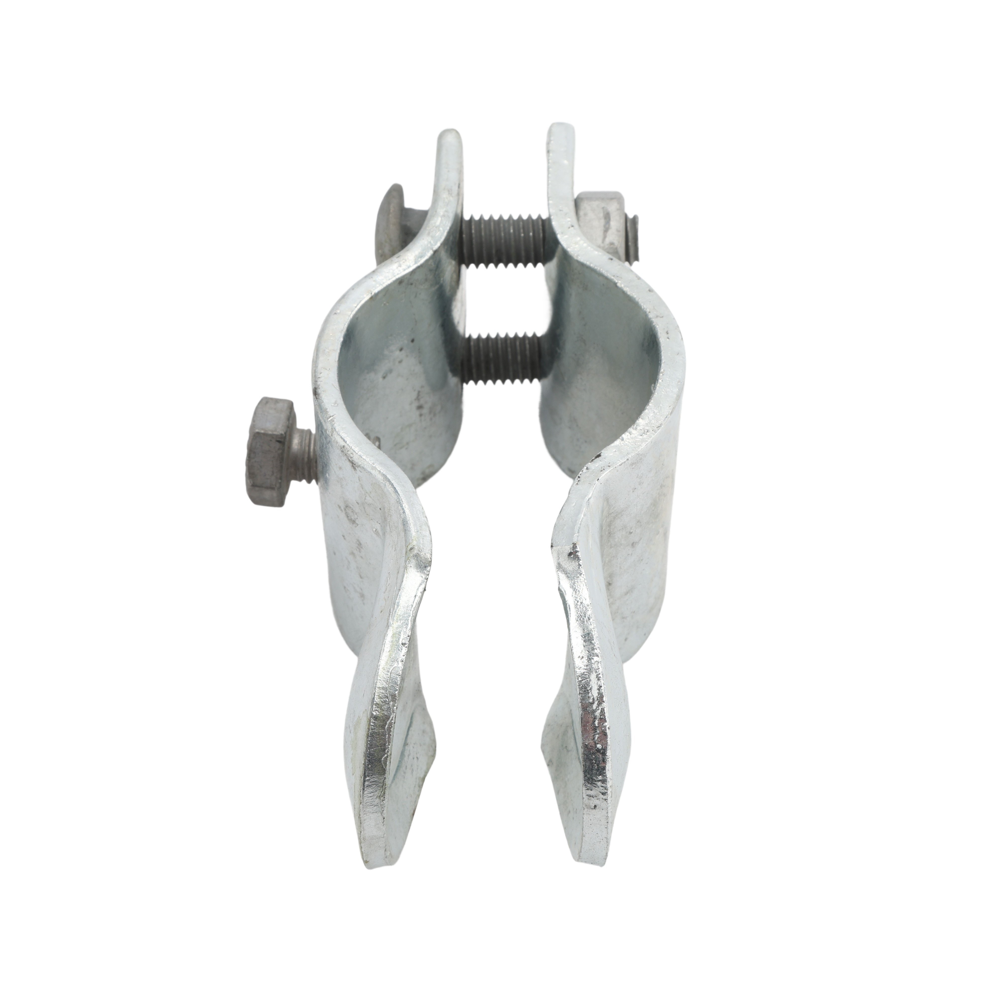 2 1/2" (2 3/8" OD) Industrial Round Post Collar Hinge - Back Bolt Style ...