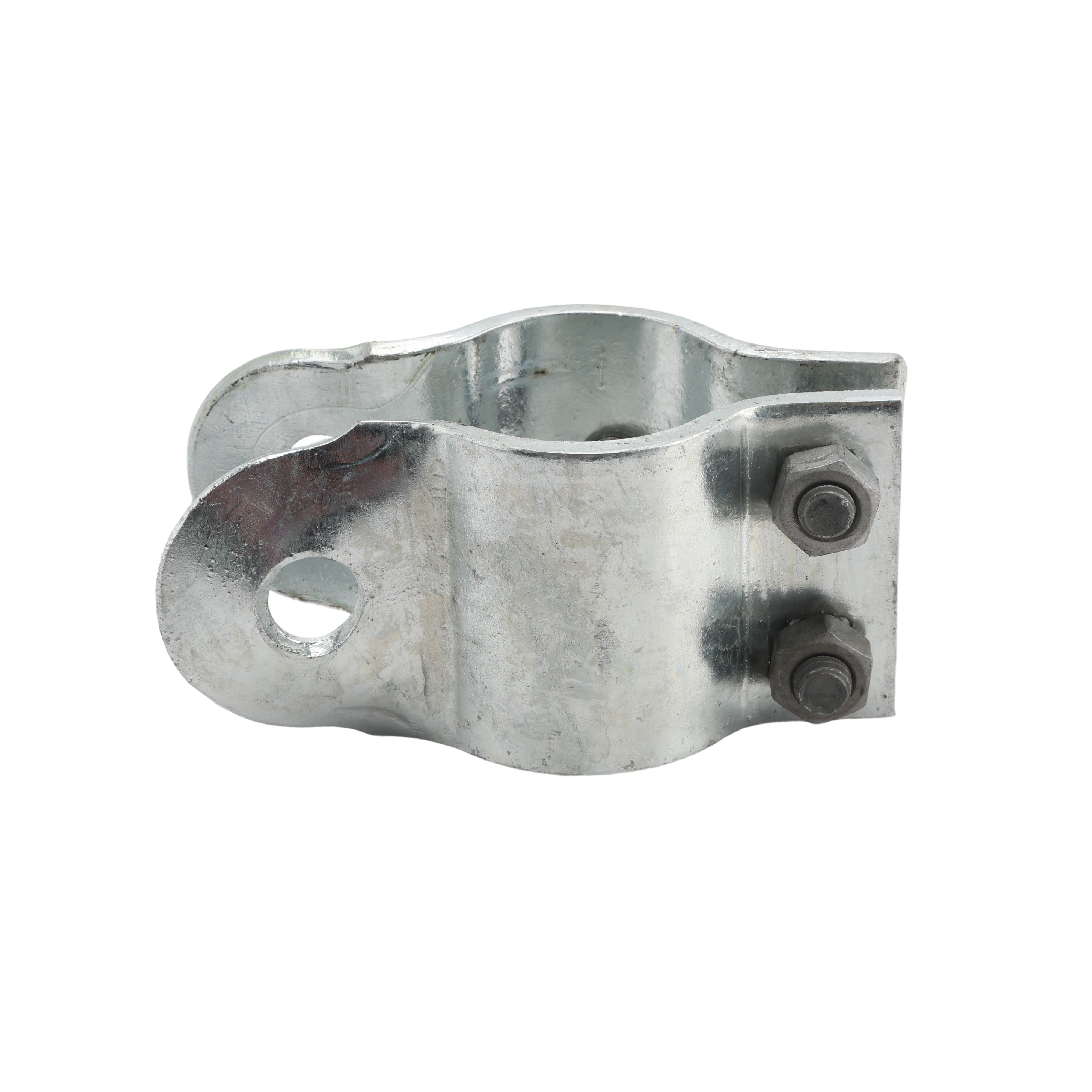 2 1/2" (2 3/8" OD) Industrial Round Post Collar Hinge - Back Bolt Style ...