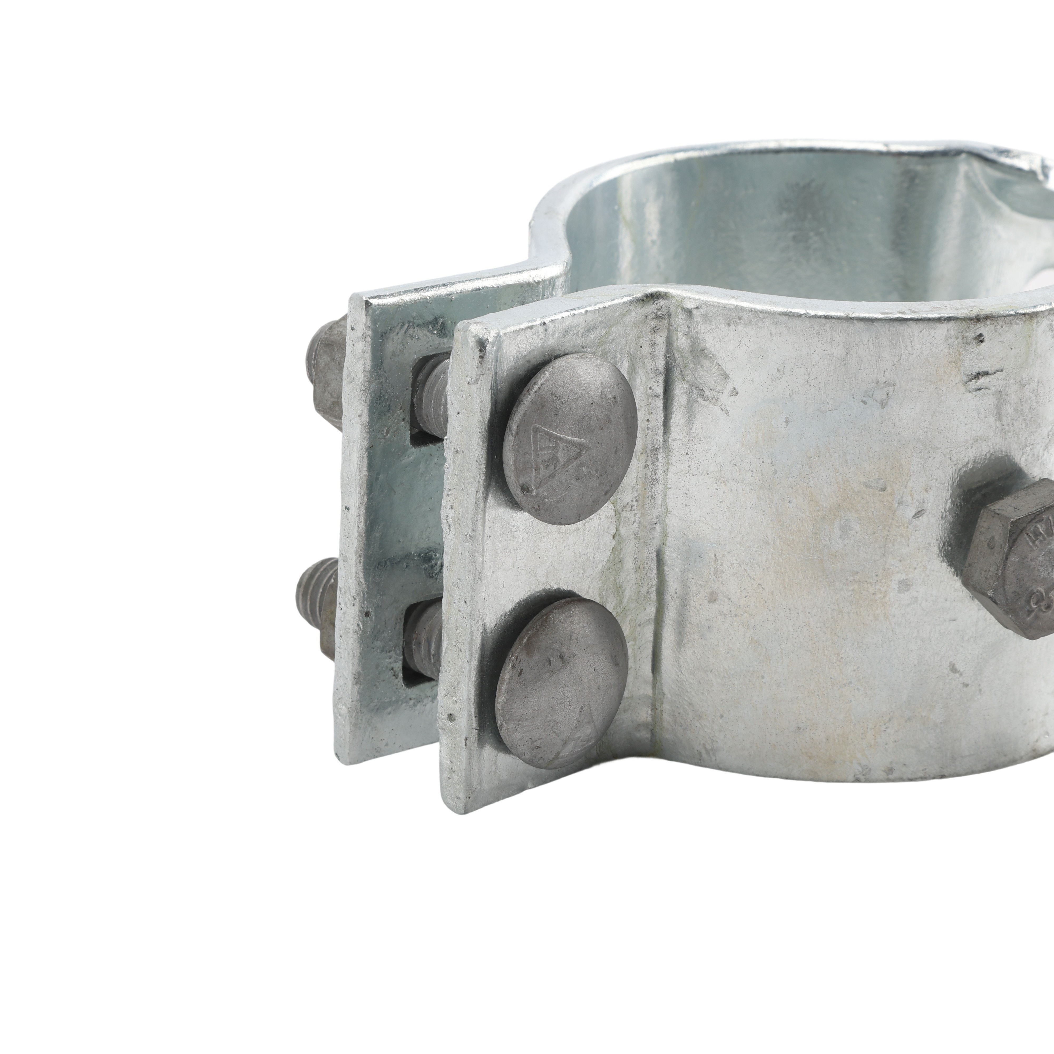 3 1/2" (3 1/2" OD) Industrial Round Post Collar Hinge - Back Bolt Style ...