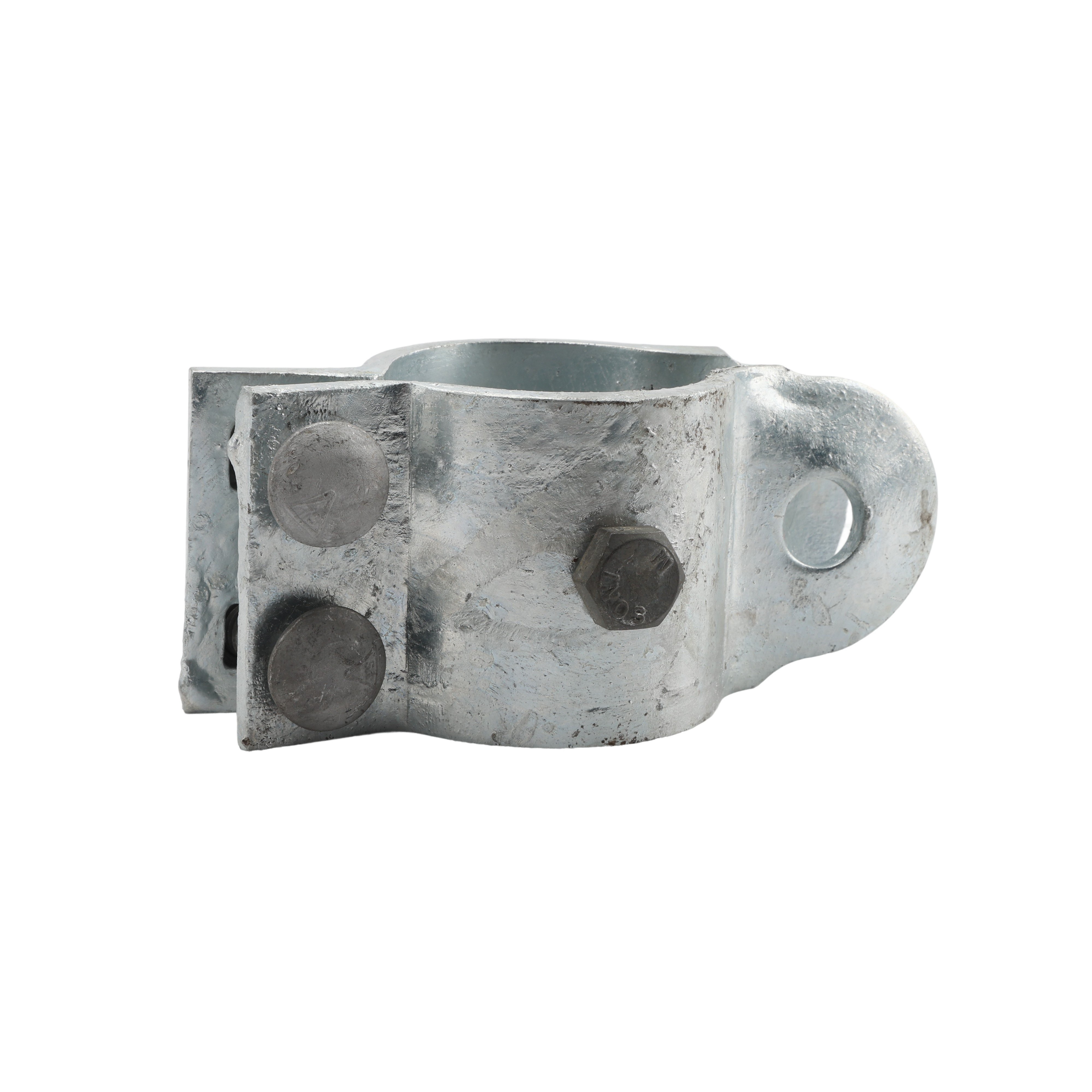 3" (2 7/8" OD) Industrial Round Post Collar Hinge - Back Bolt Style ...