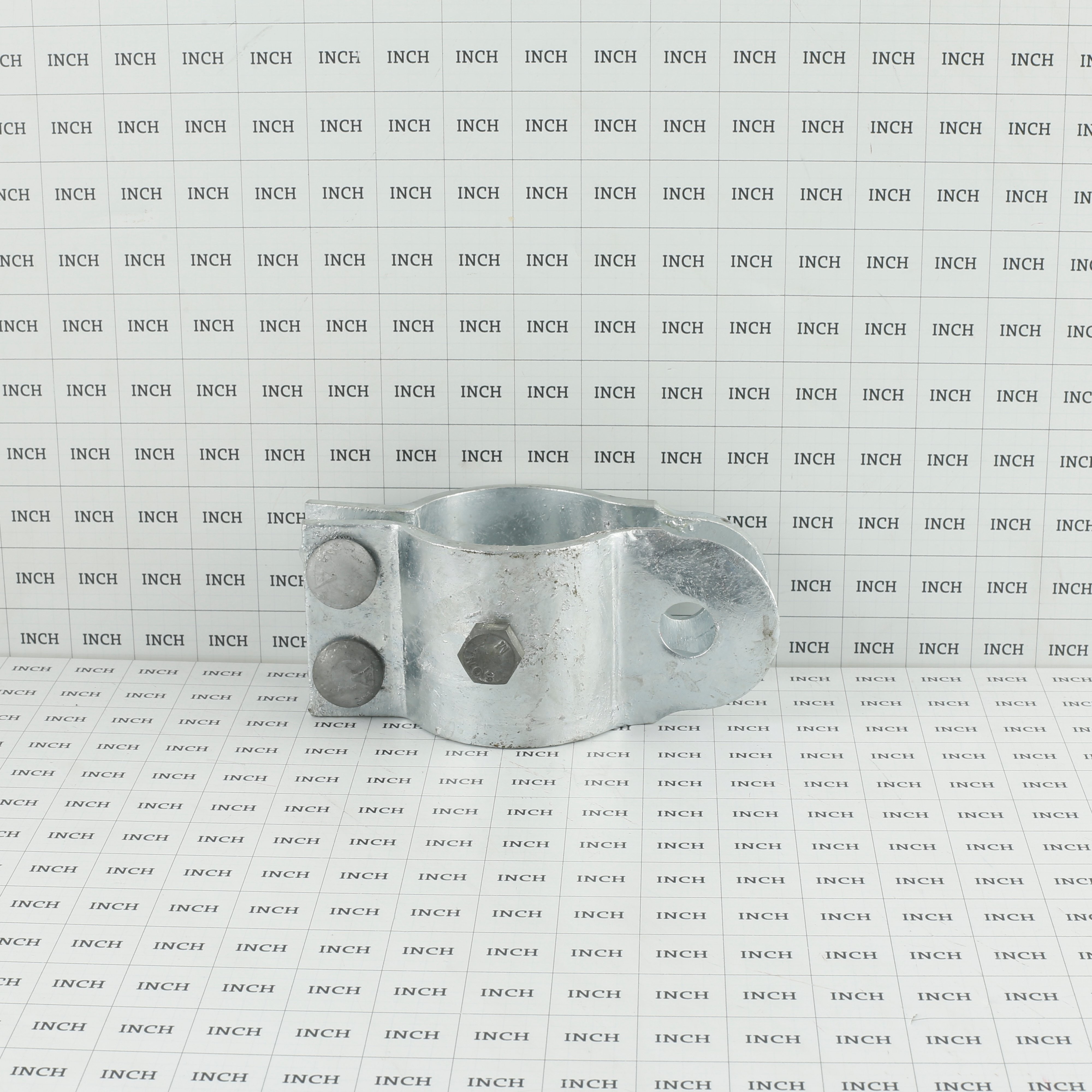 3" (2 7/8" OD) Industrial Round Post Collar Hinge - Back Bolt Style ...
