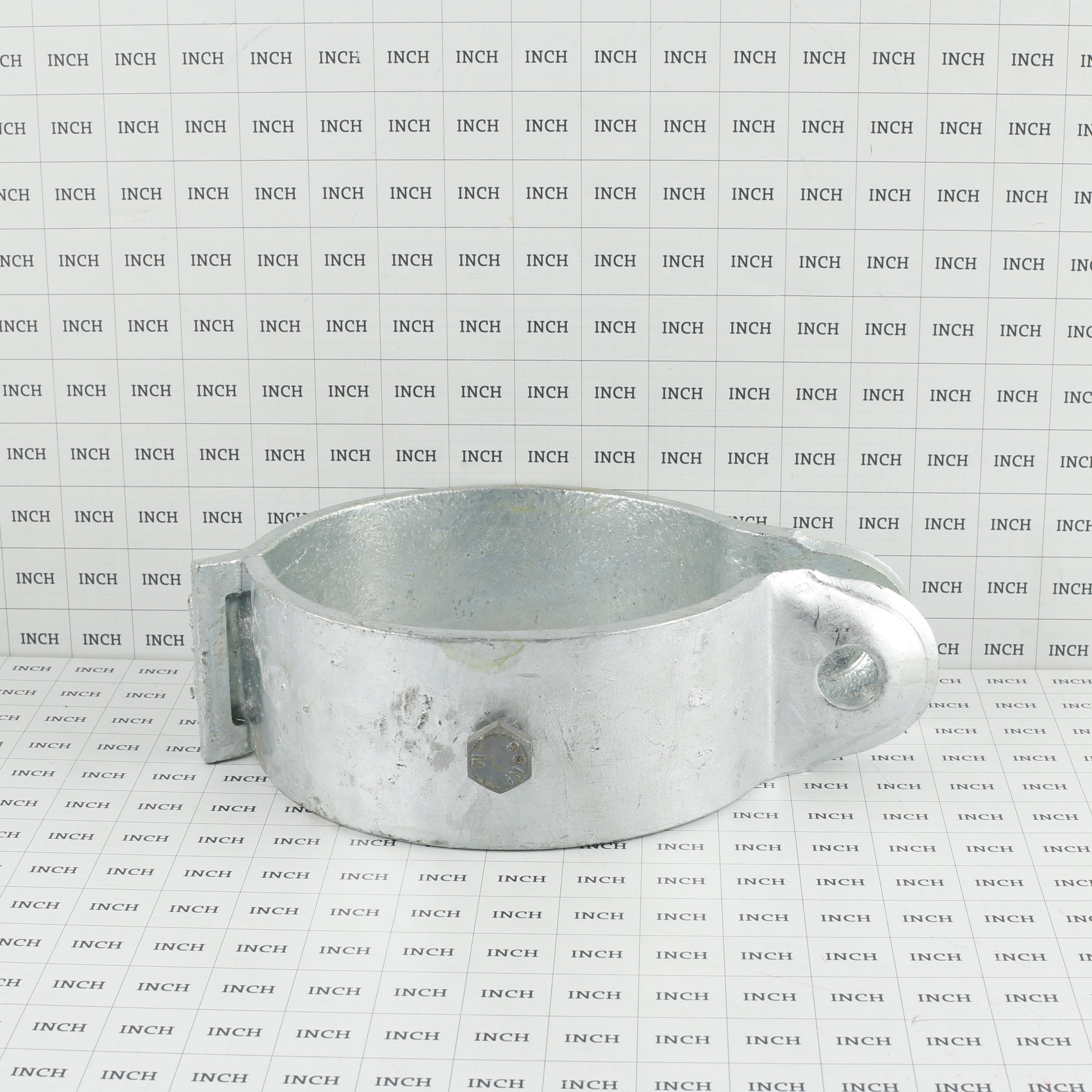 6 5/8" (6 5/8" OD) Industrial Round Post Collar Hinge - Back Bolt Style ...