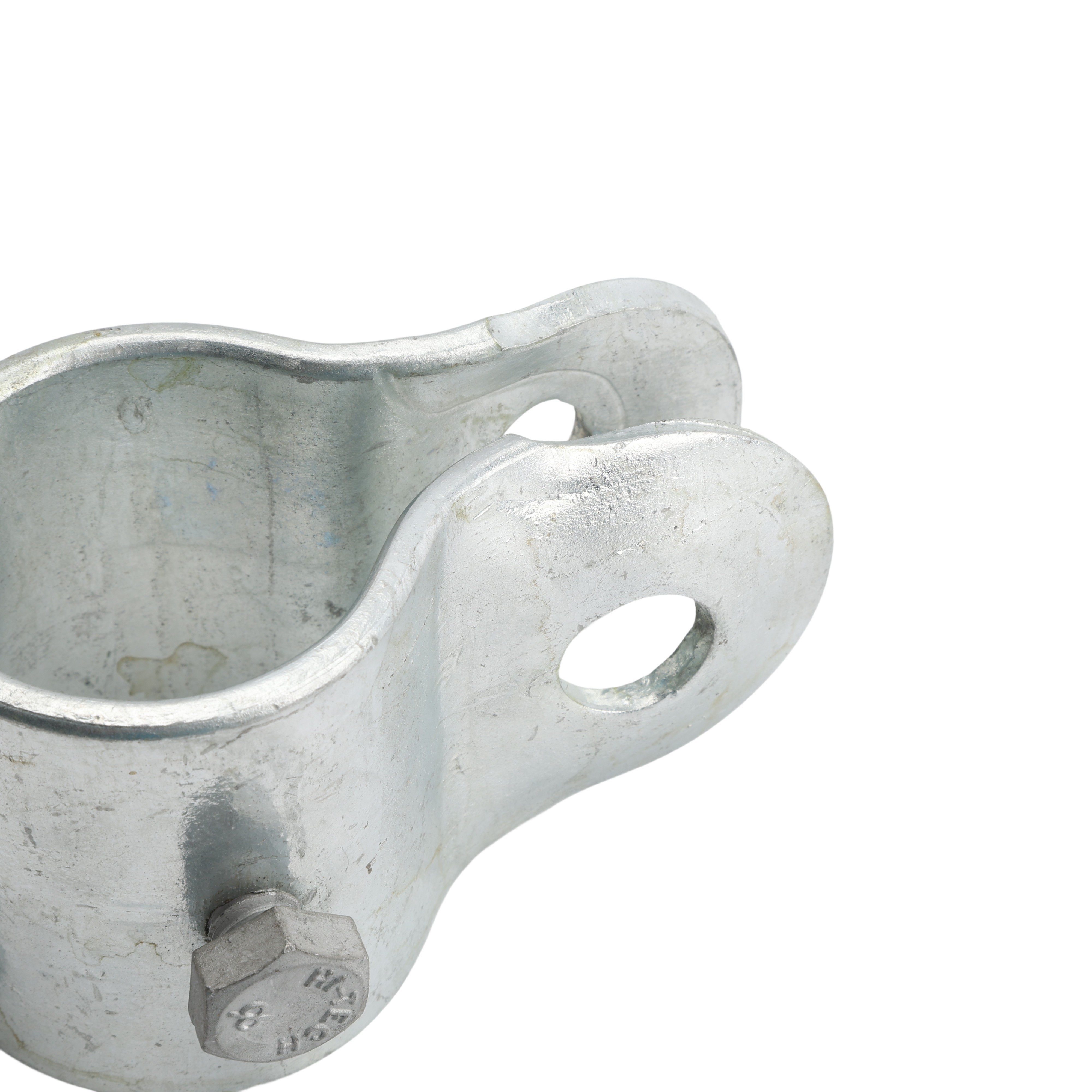 2 1/2" (2 3/8" OD) Industrial Round Post Collar Hinge - Hook & Eye ...