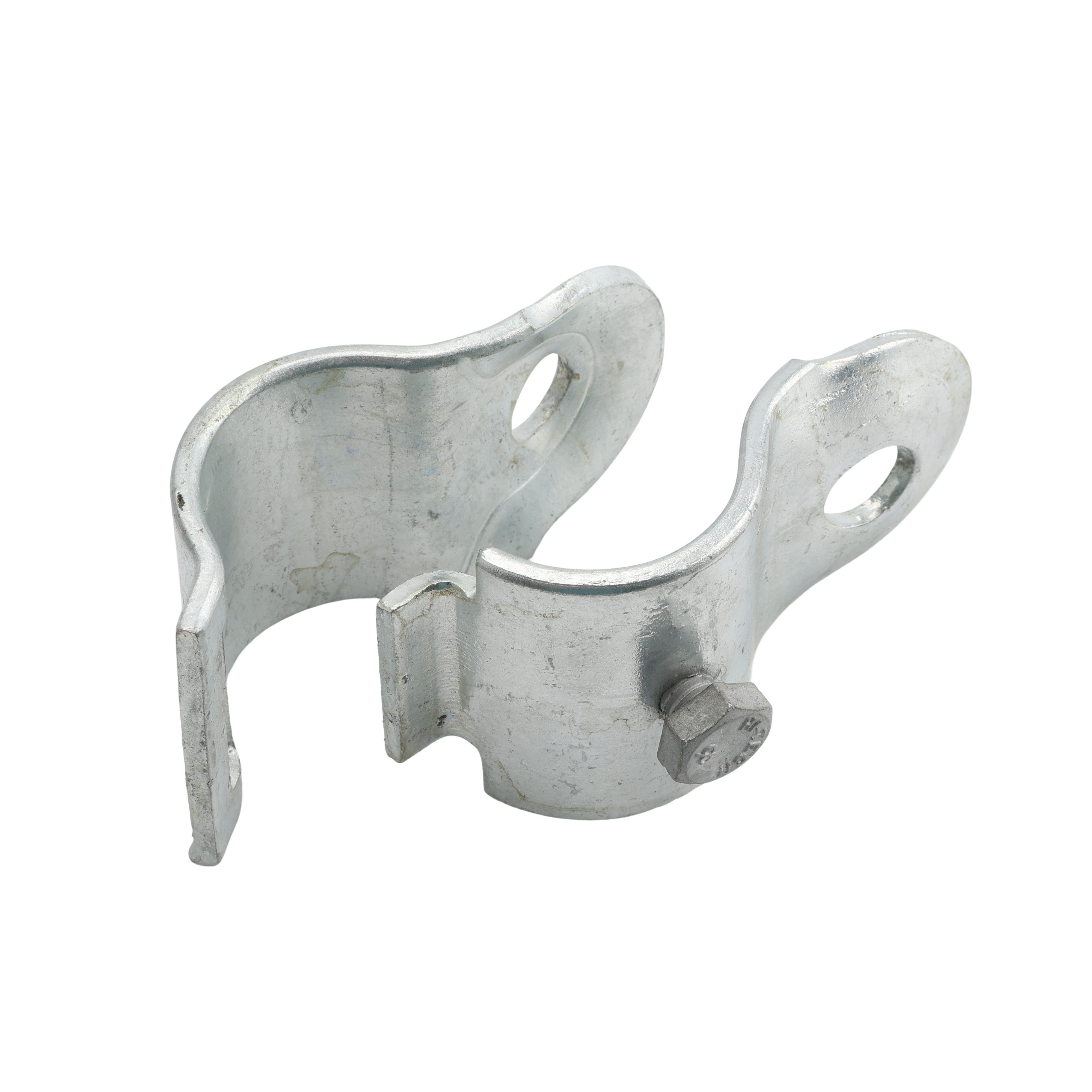 2 1/2" (2 3/8" OD) Industrial Round Post Collar Hinge - Hook & Eye ...