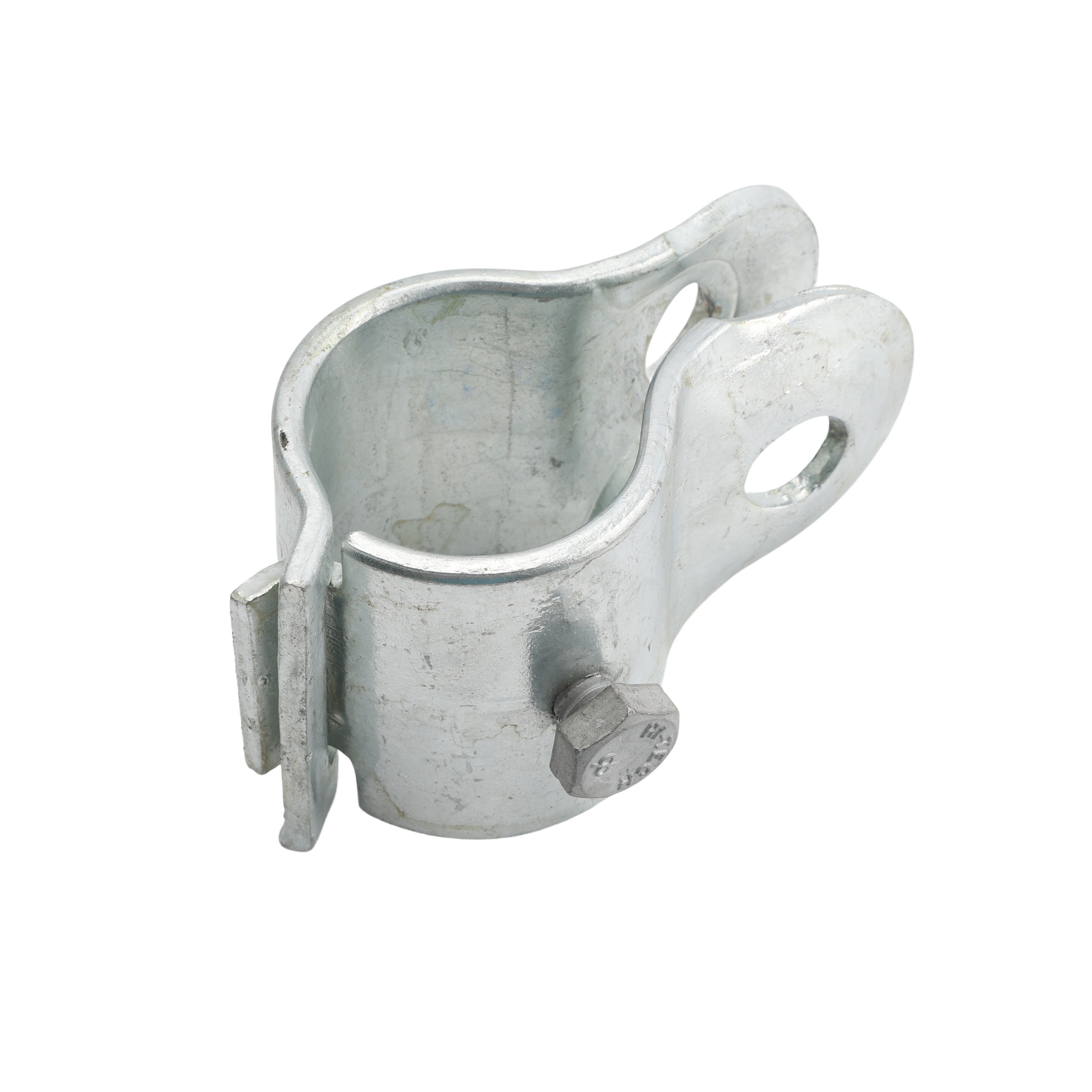 2 1/2" (2 3/8" OD) Industrial Round Post Collar Hinge - Hook & Eye ...