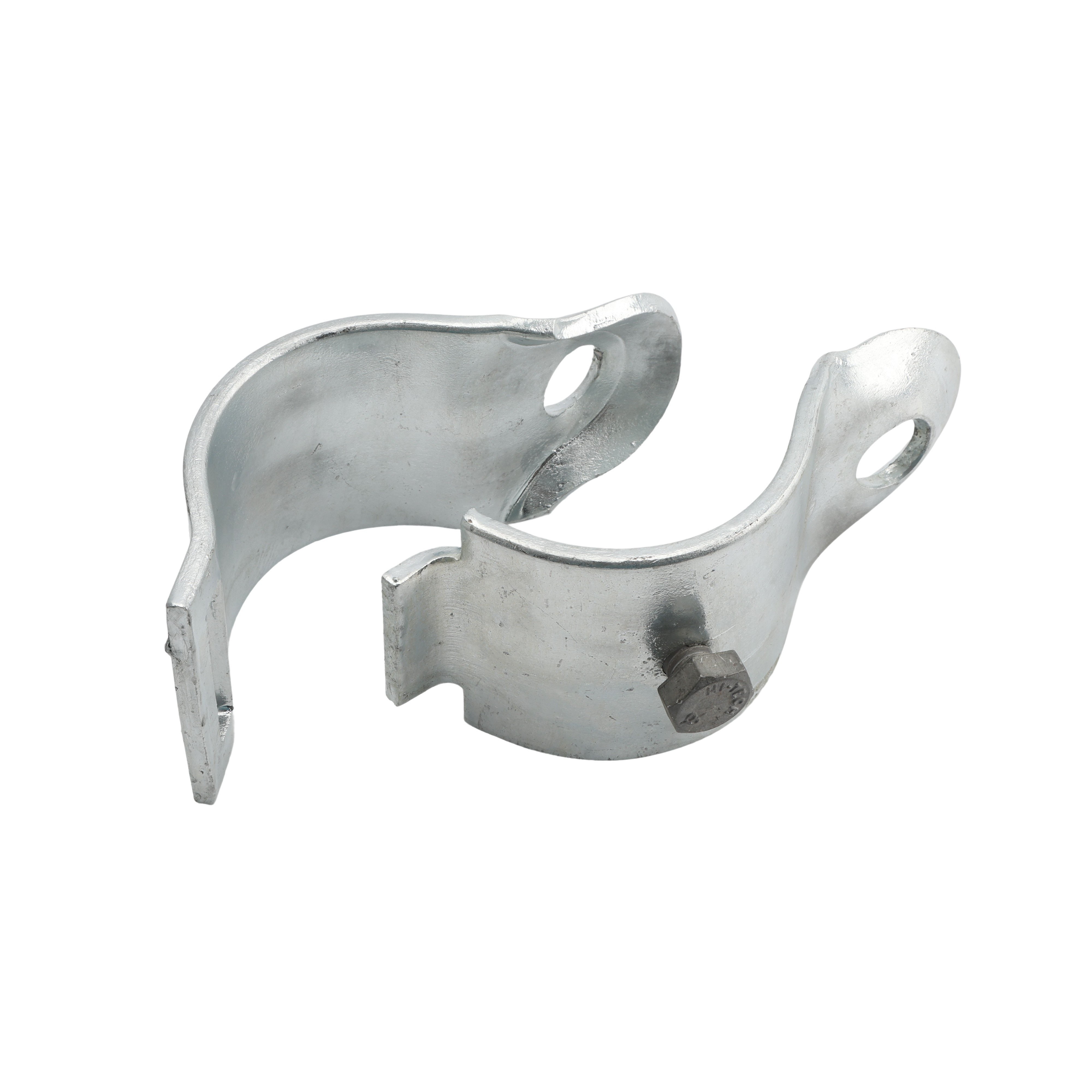 3 1/2" (3 1/2" OD) Industrial Round Post Collar Hinge - Hook & Eye ...