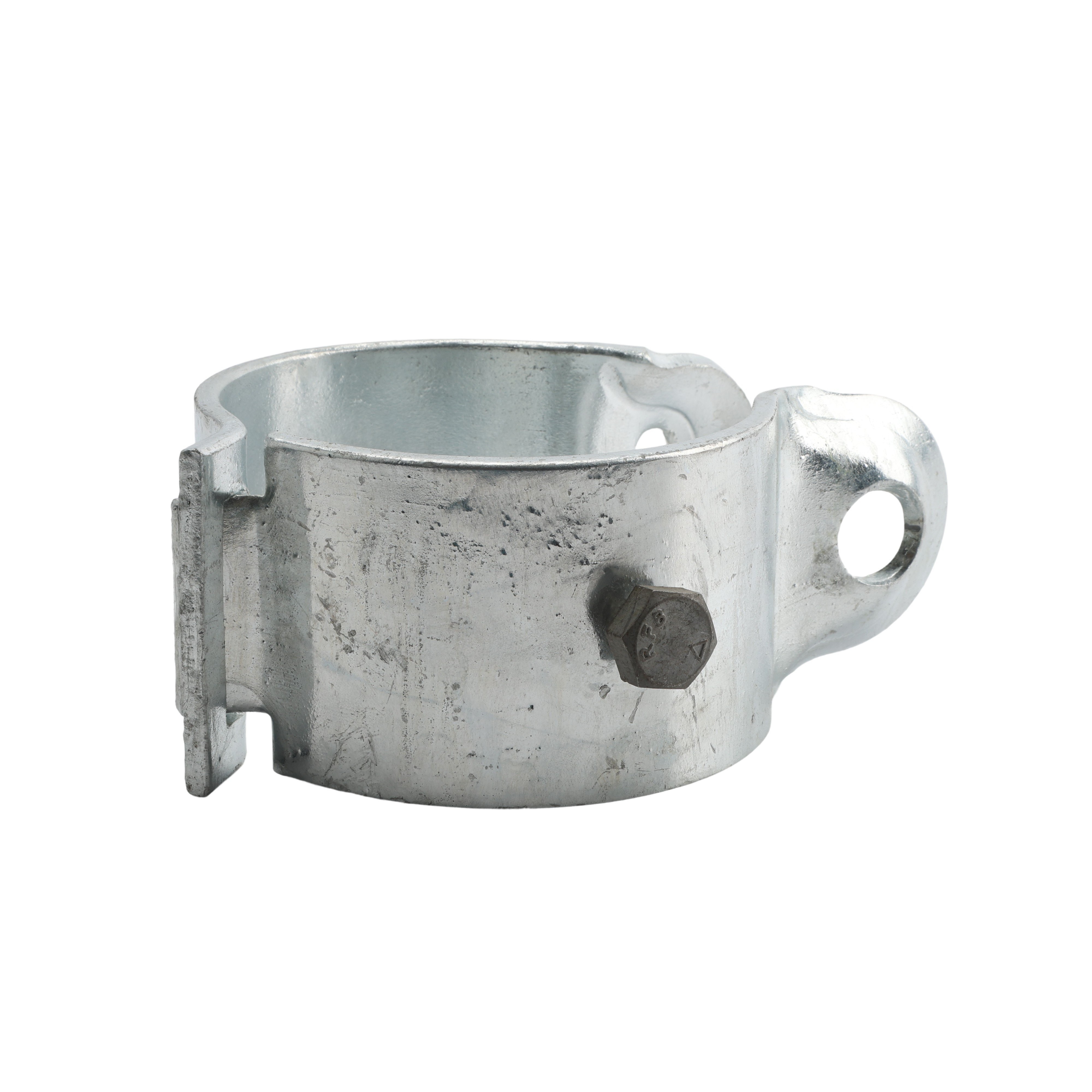 4 1/2" (4 1/2" OD) Industrial Round Post Collar Hinge - Hook & Eye ...