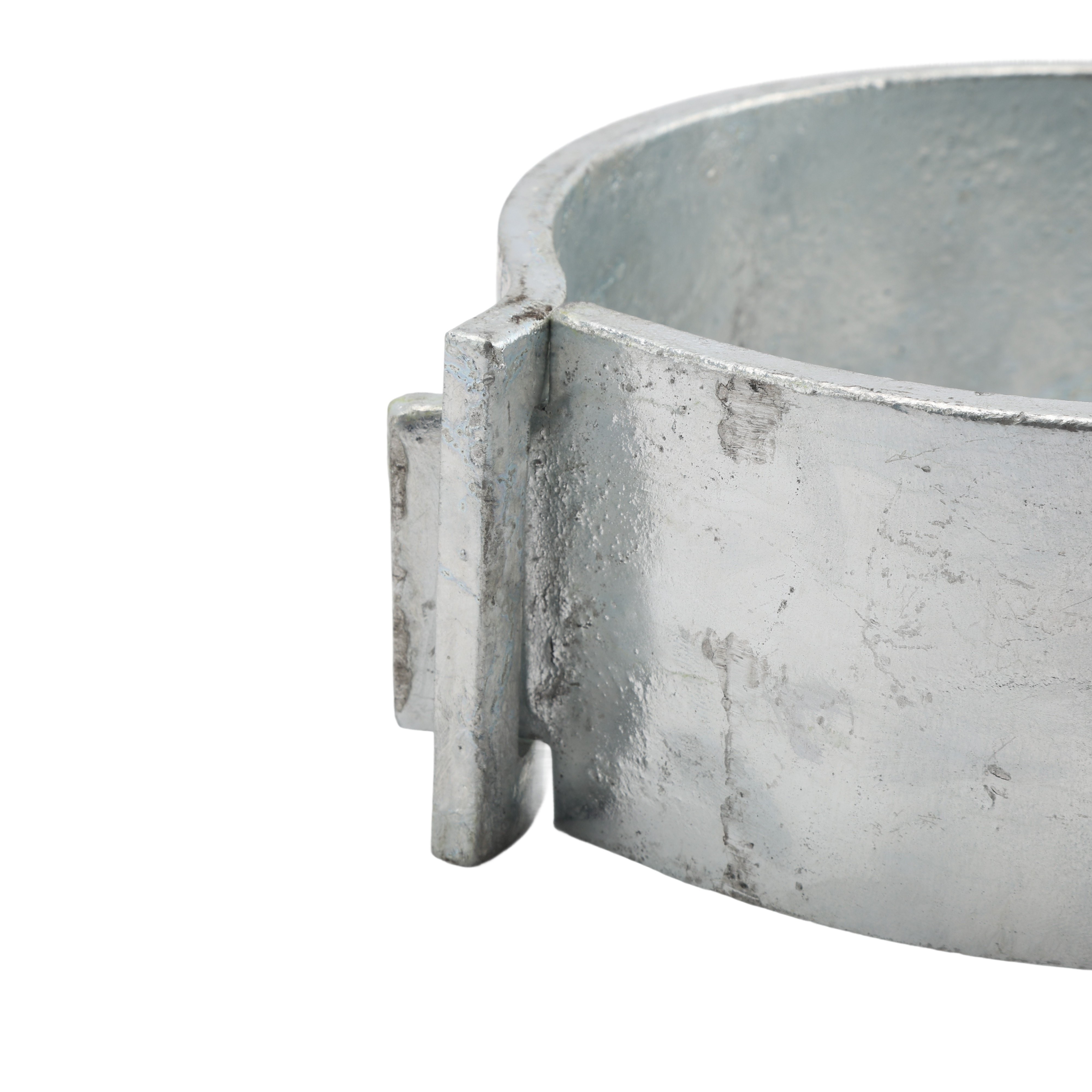 6 5/8" (6 5/8" OD) Industrial Round Post Collar Hinge - Hook & Eye ...