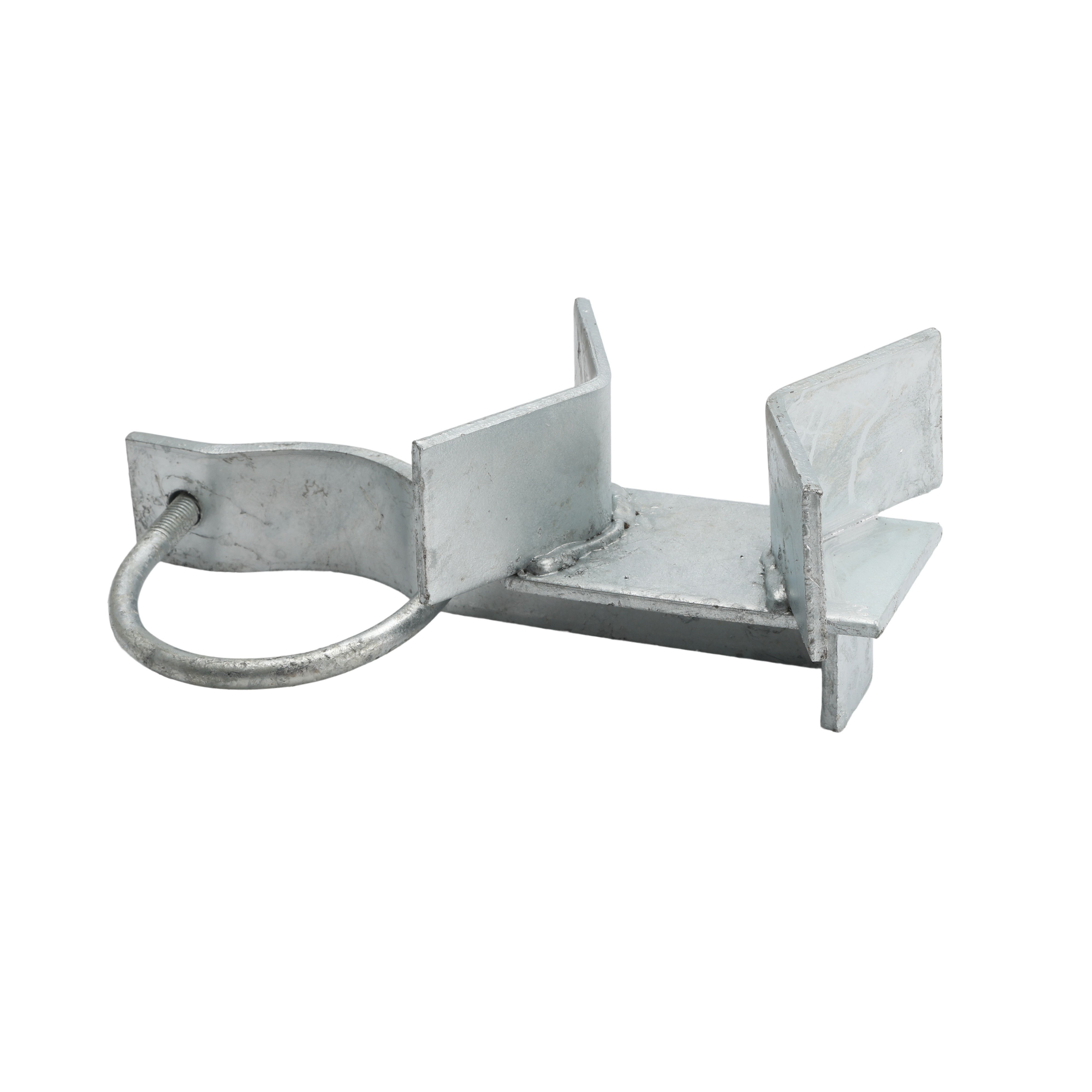 Chain Link 4" Heavy-Duty Round Cantilever Slide Gate Guide Bracket ...
