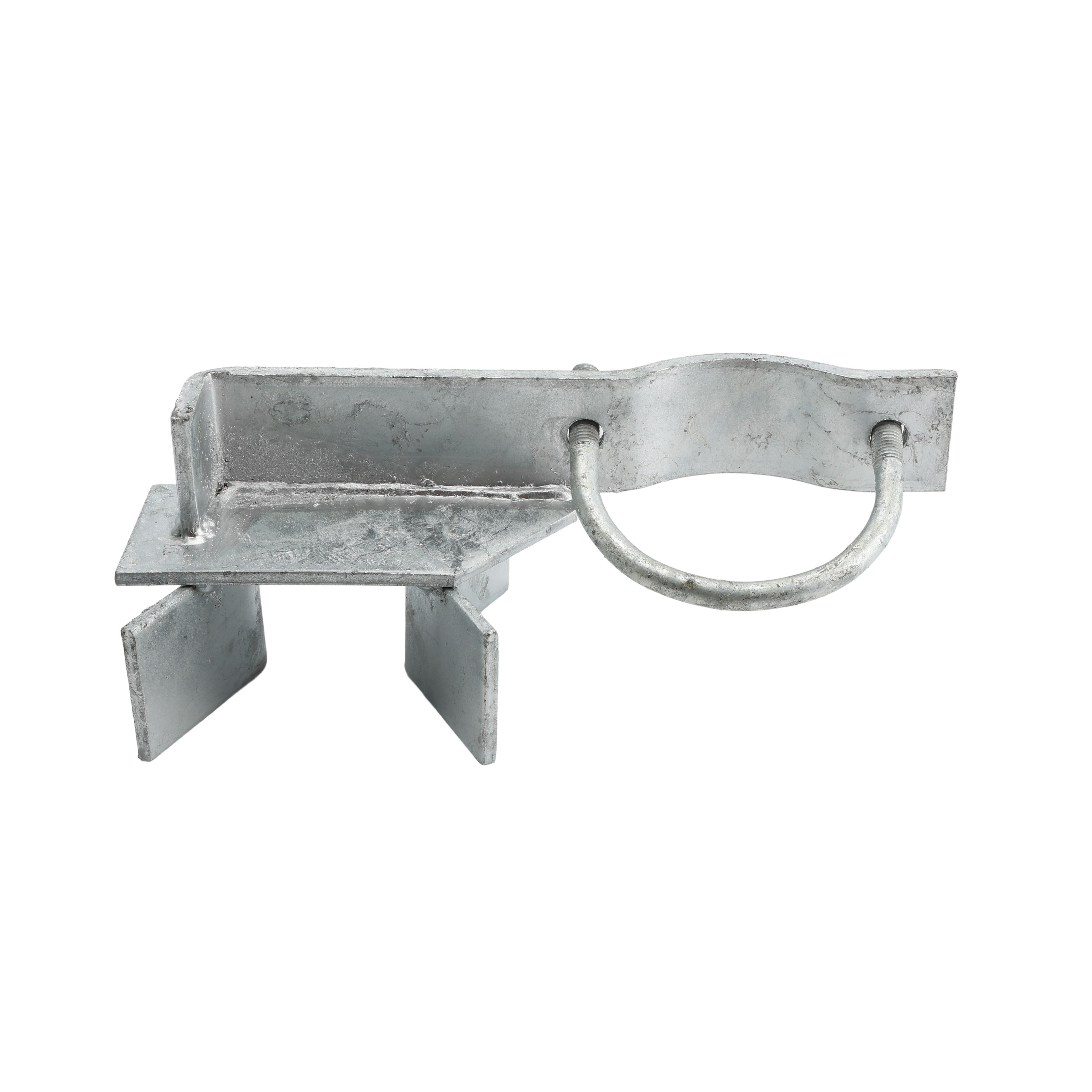 Chain Link 4" Heavy-Duty Round Cantilever Slide Gate Guide Bracket ...