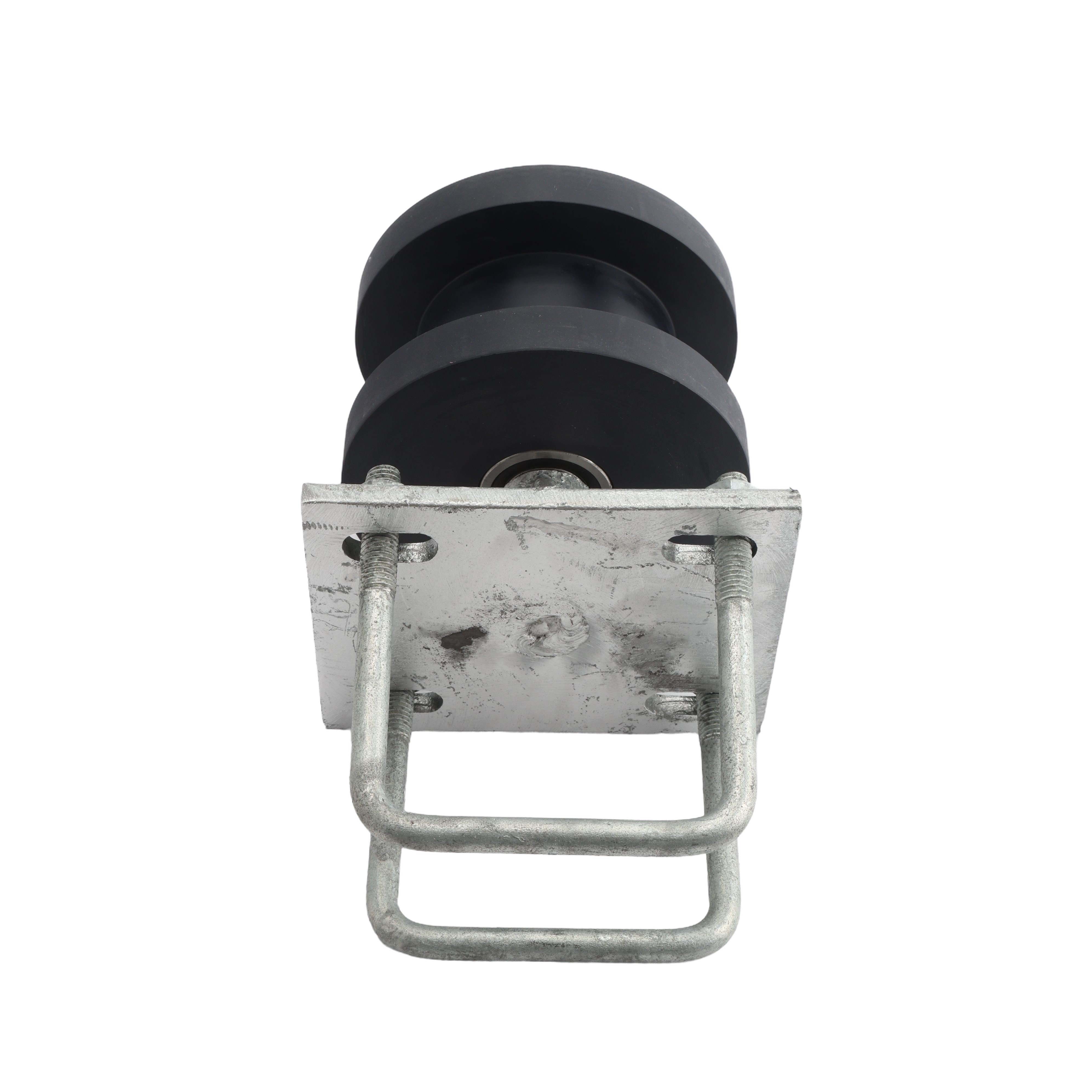 Chain Link 4" Square Post x 2" Square Gate Frame Nylon Cantilever ...