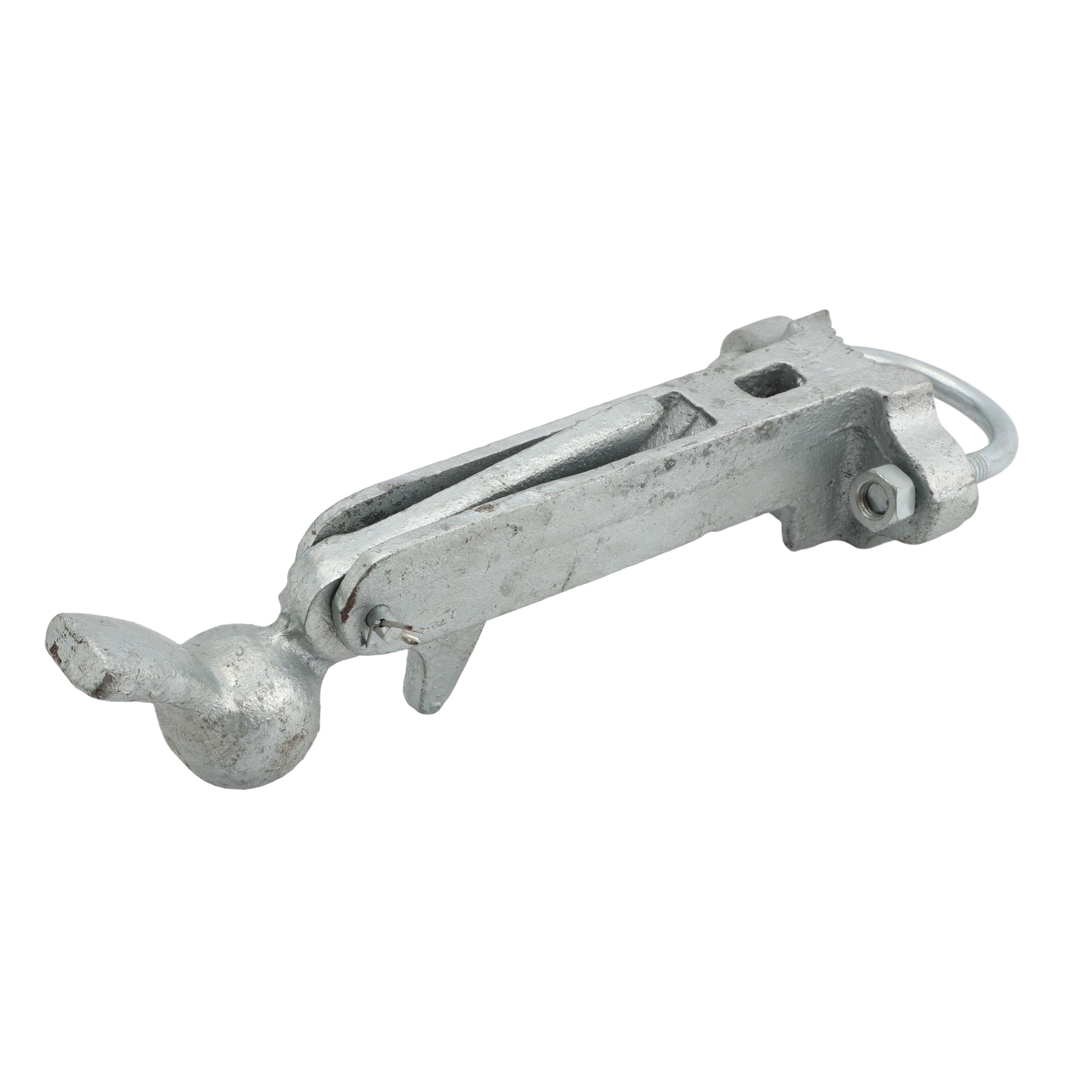 Chain Link 1 5/8" or 2" [1 7/8" OD] Duckbill Gate Holdback - Gate Open ...