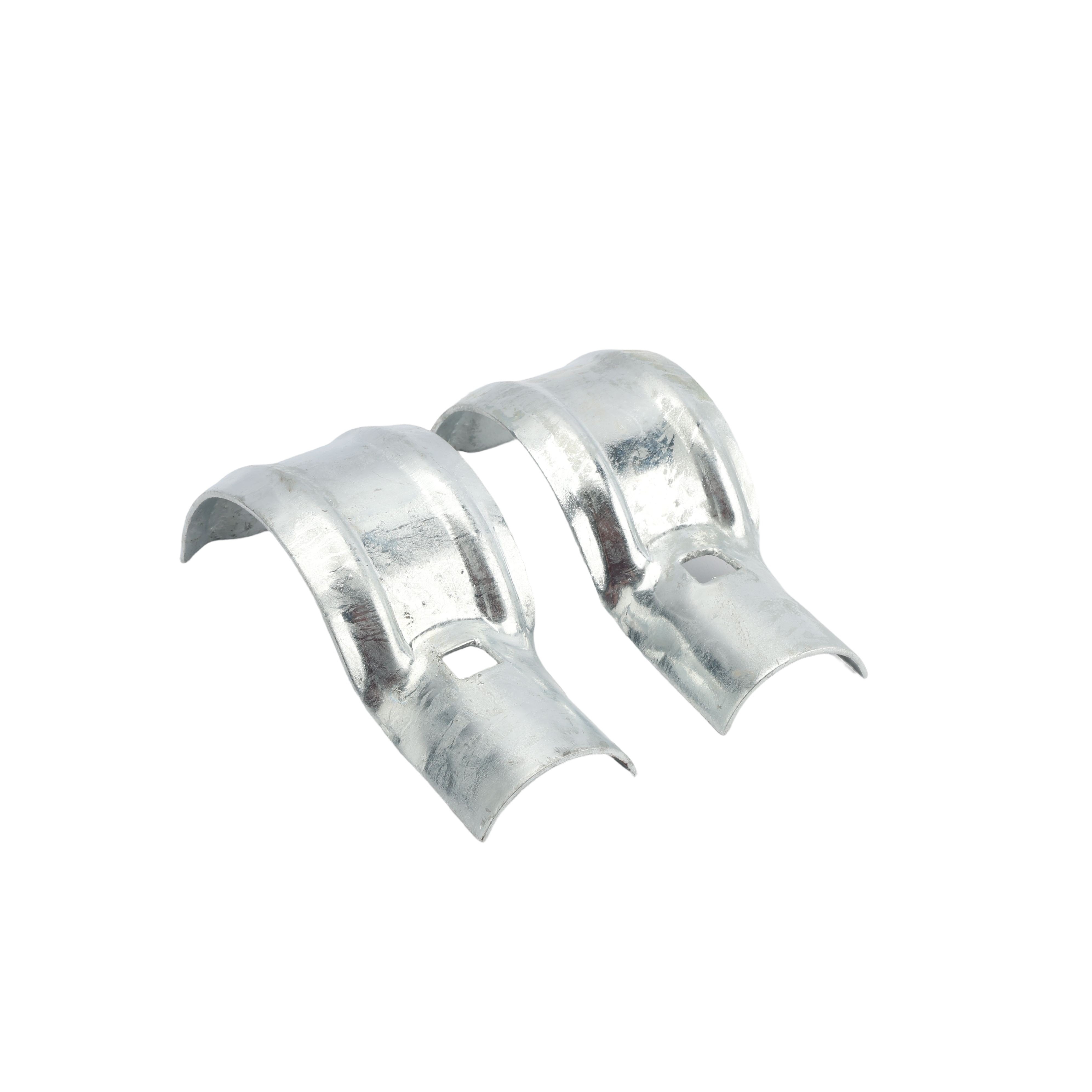 Chain Link 3 1/2" x 1 5/8" End Rail Clamp - Rail Band, T Clamp ...