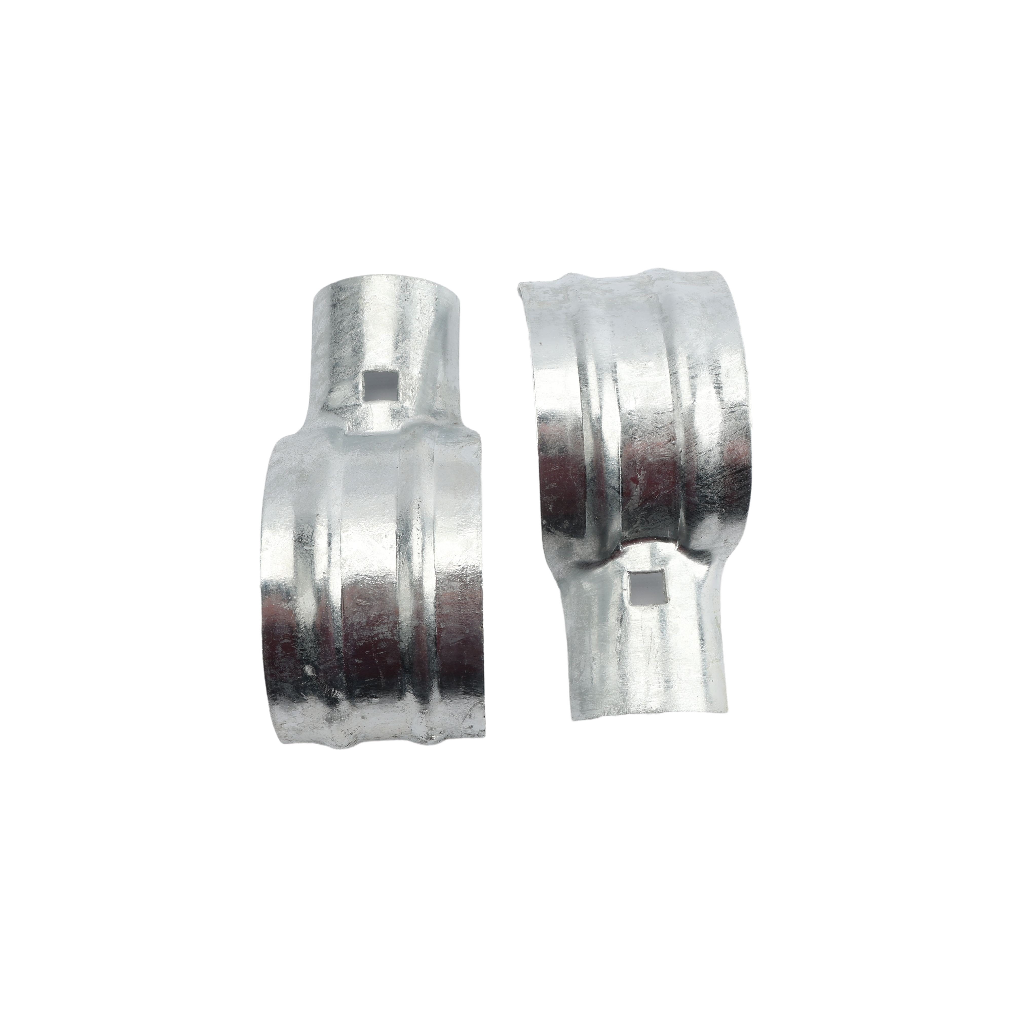 Chain Link 4" x 2" End Rail Clamp - Rail Band, T Clamp (Galvanized ...