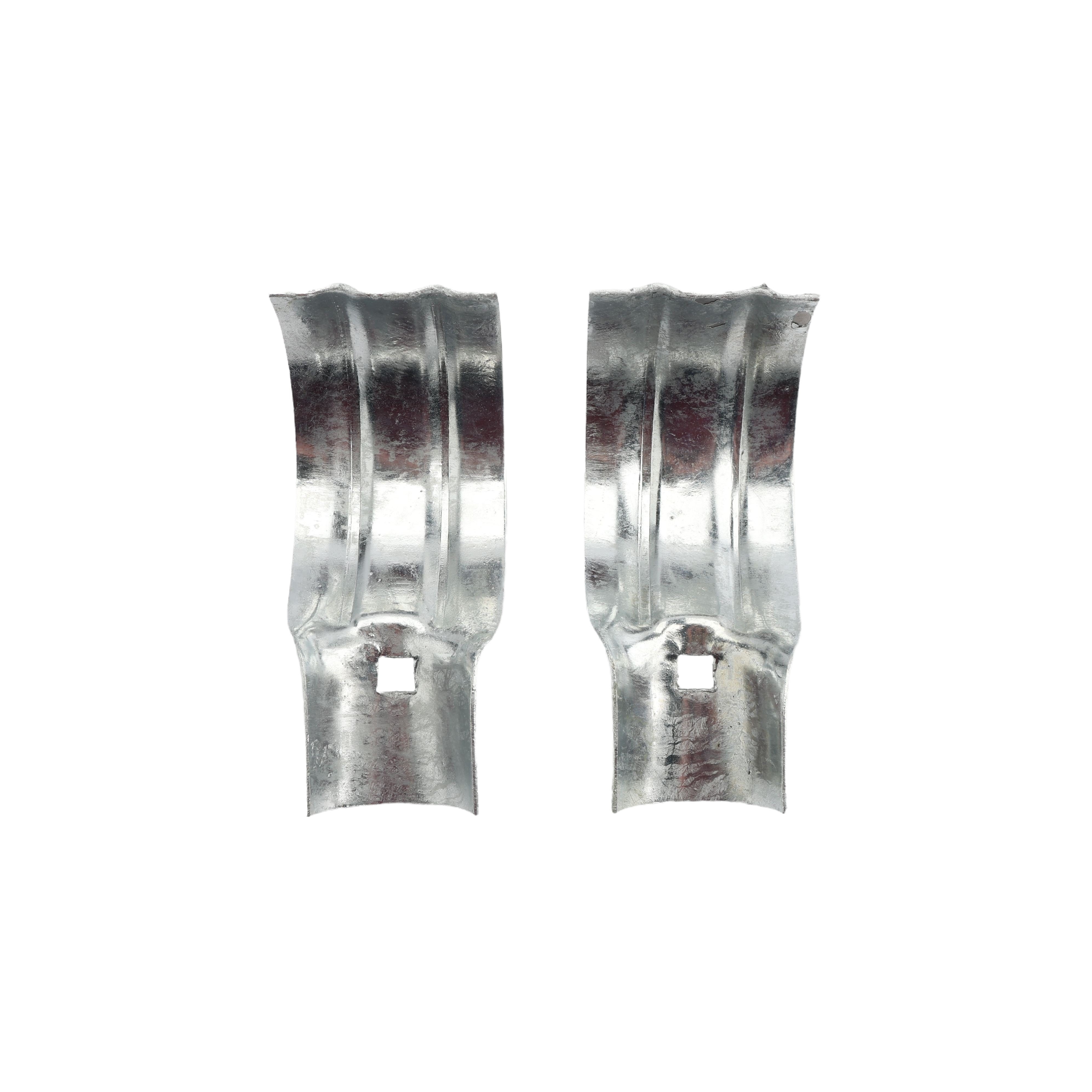 Chain Link 4" x 2" End Rail Clamp - Rail Band, T Clamp (Galvanized ...