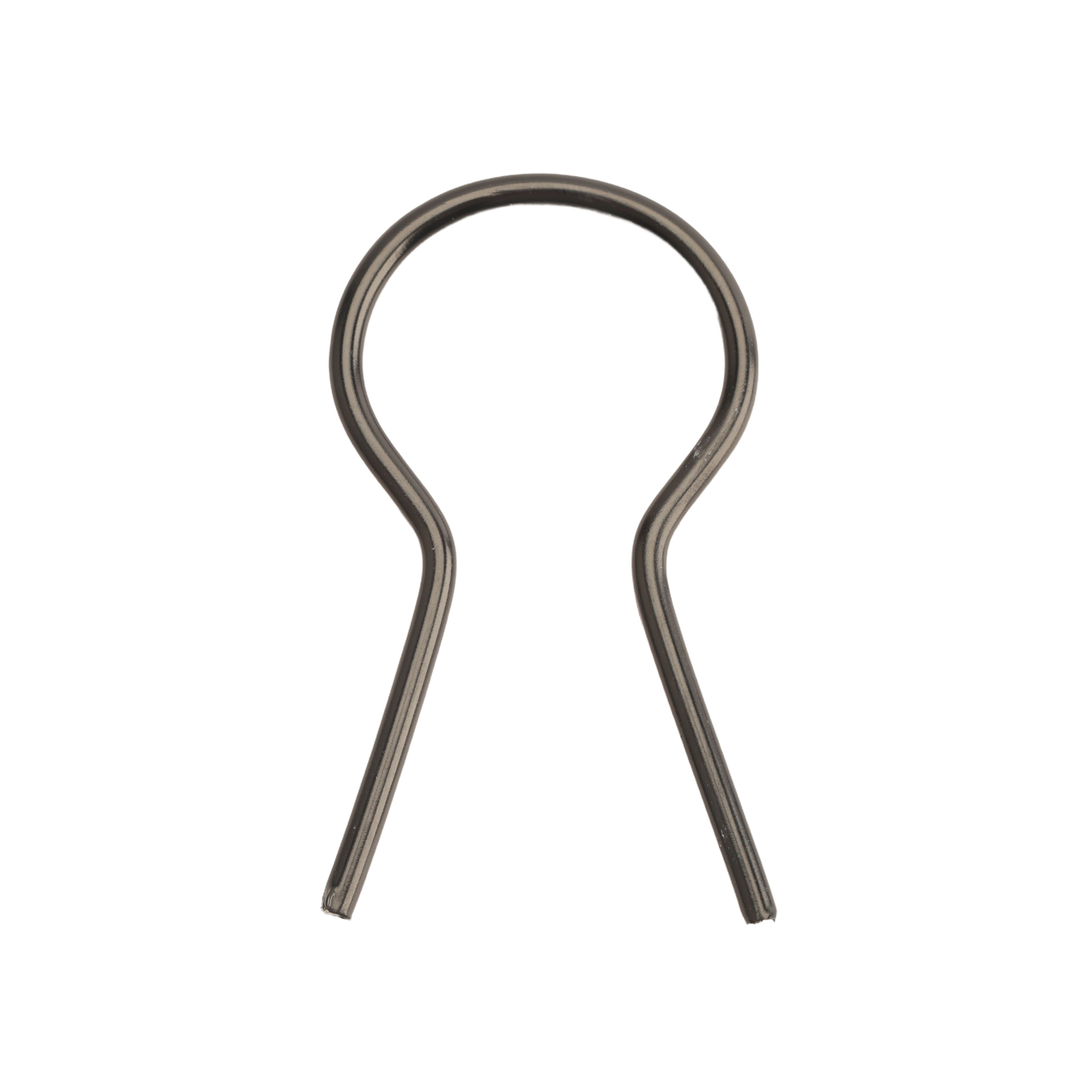 EZ Twist 1 3/8" OD 8 Gauge (9 Gauge Core) Galvanized Steel Black Fence ...