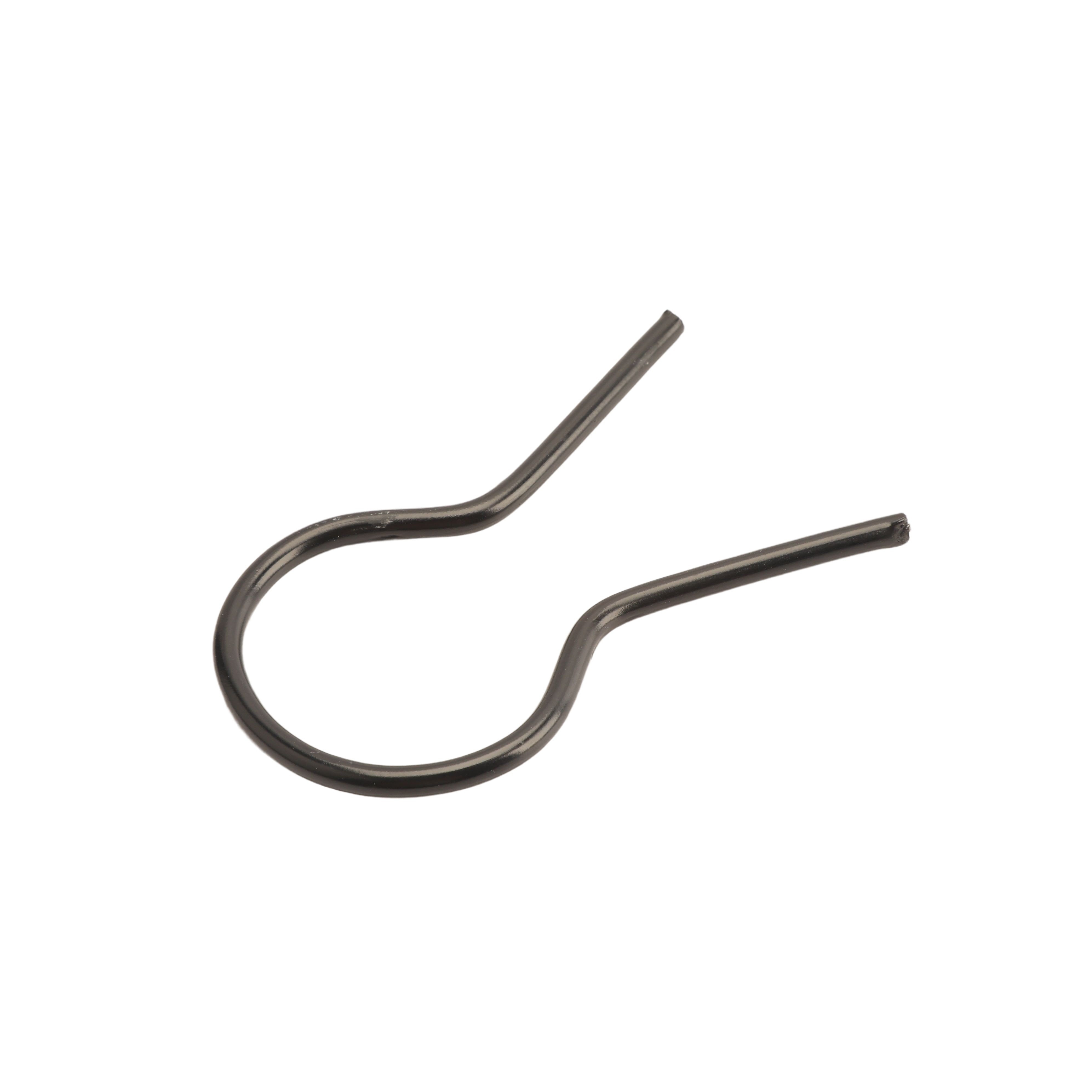 EZ Twist 1 3/8" OD 8 Gauge (9 Gauge Core) Galvanized Steel Black Fence ...